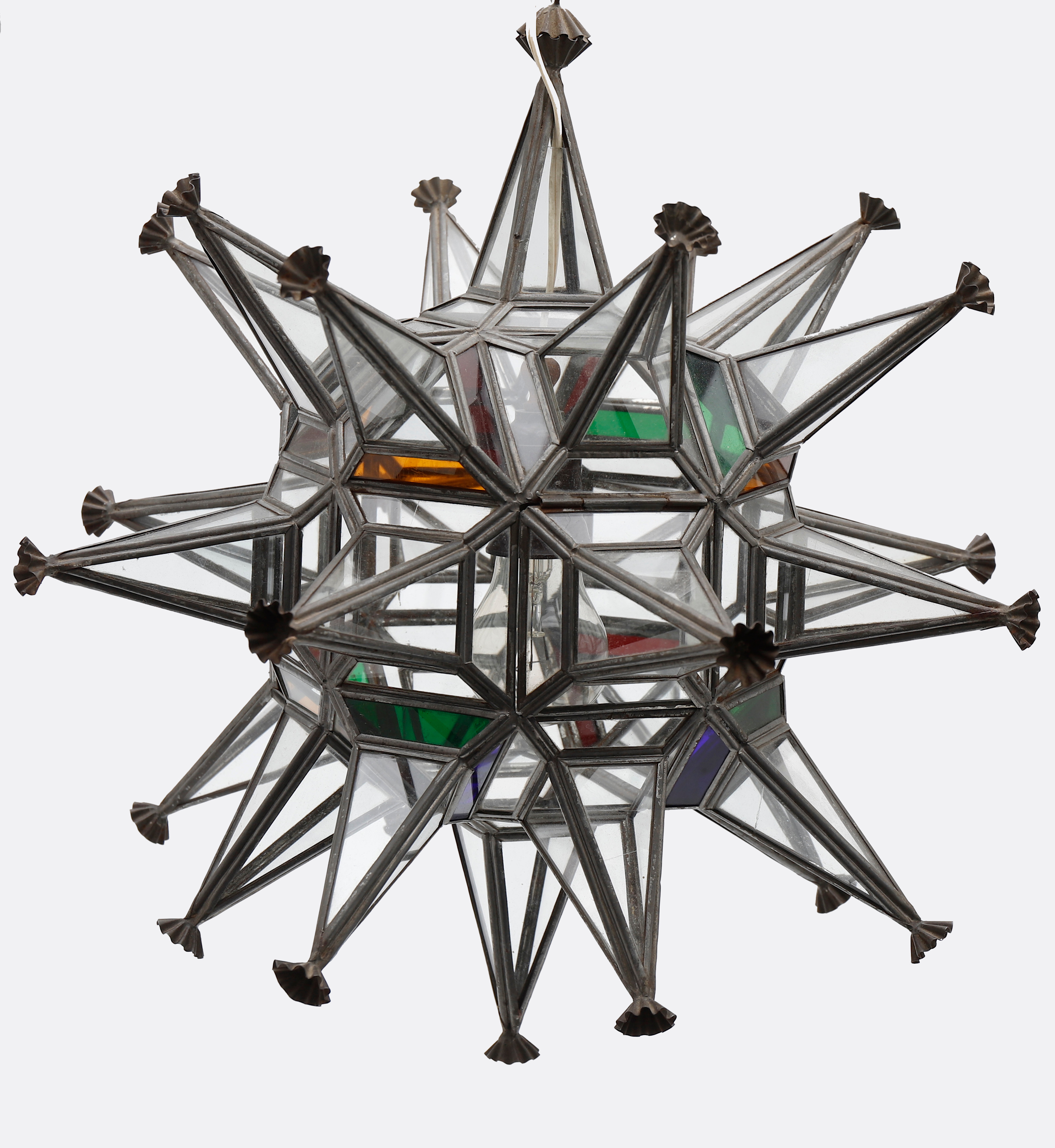 Images for 2760501. Star-shaped lamp in metal and colourless and ...