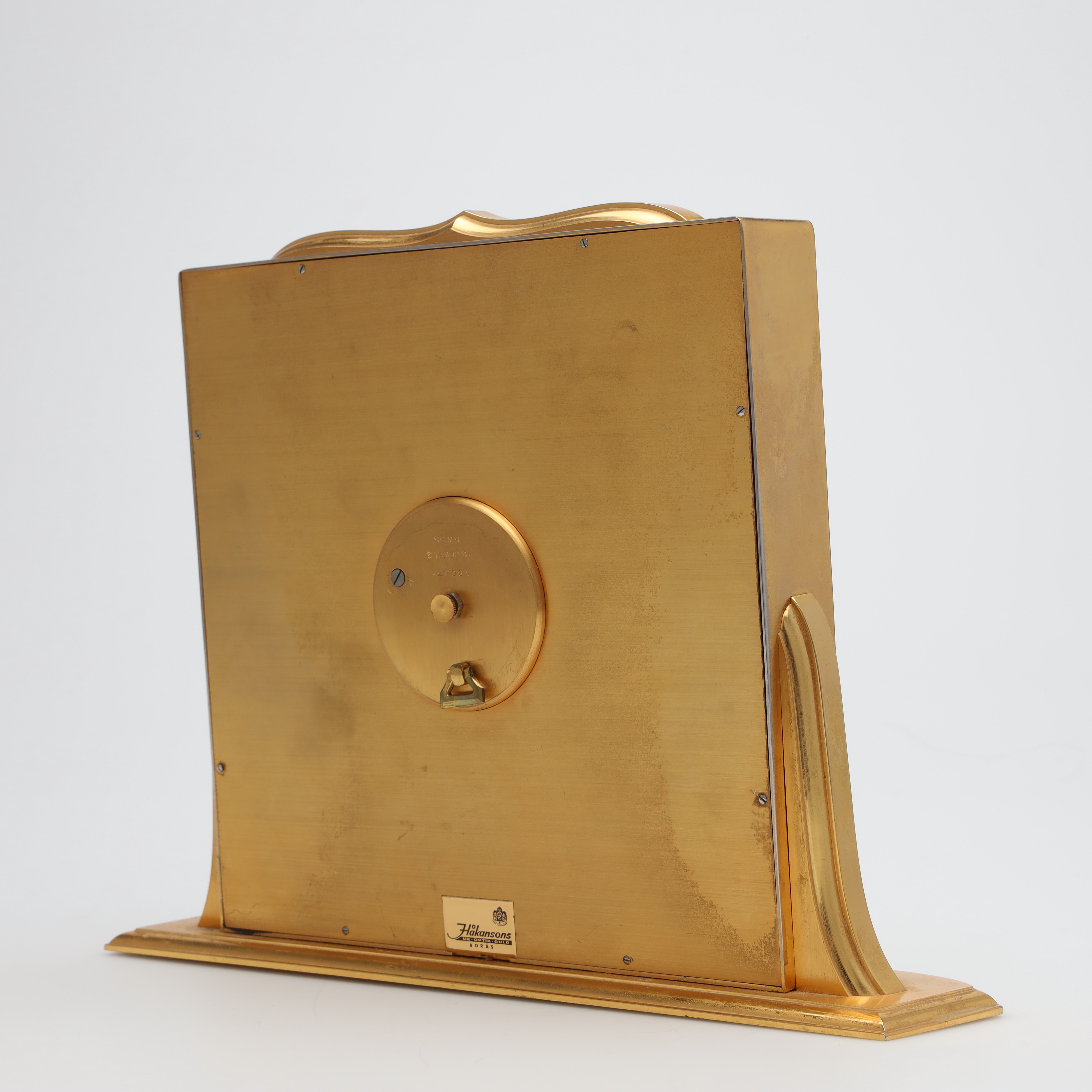 Images for 2760642. TABLE CLOCK, brass, IMHOF, Switzerland, manual ...