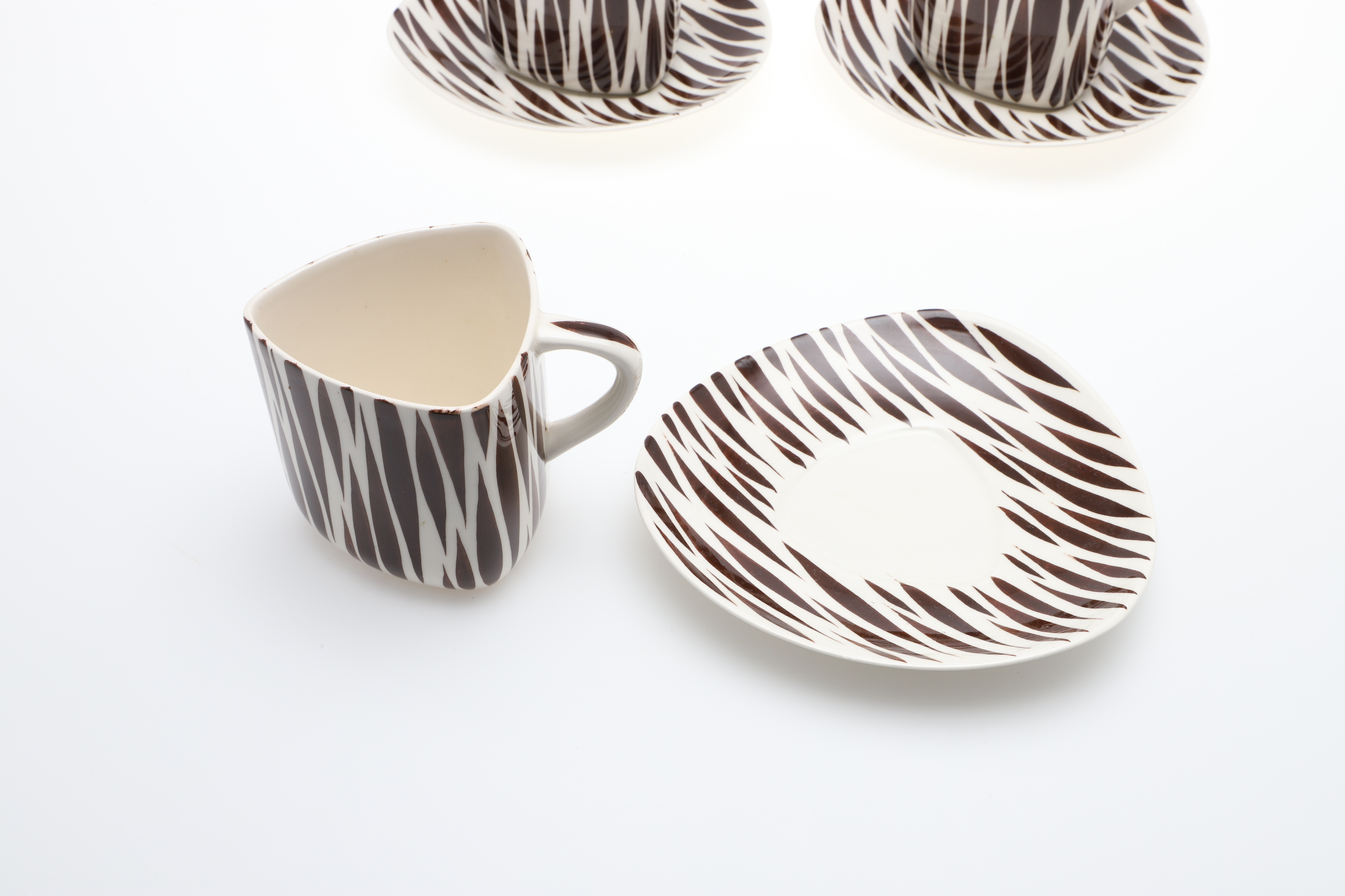 Images for 2762514. MID CENTURY TEA SERVICE - KELSBORO WARE 'ZEBRA' TEA ...
