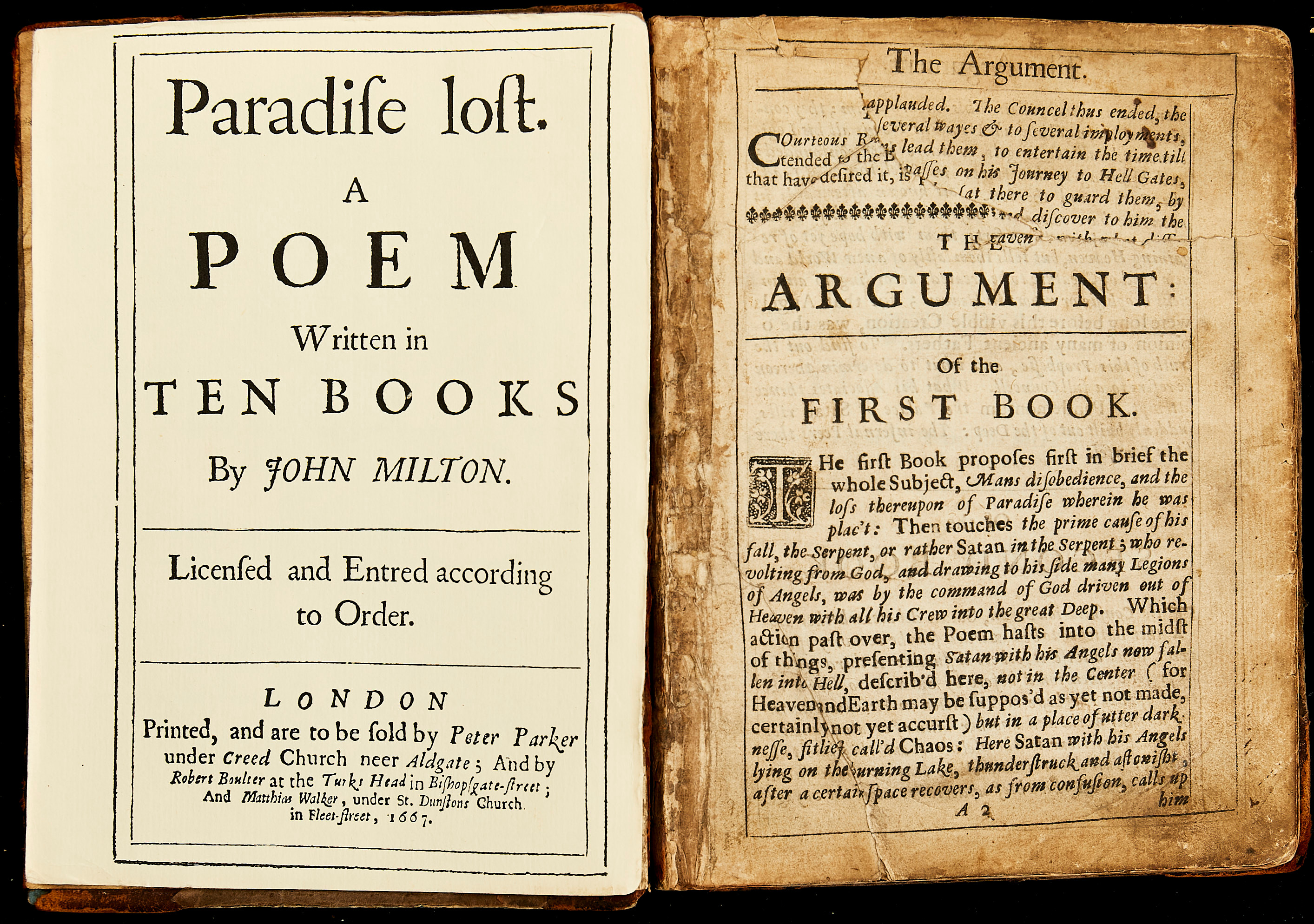Images for 2763691. JOHN MILTON, "Paradise Lost", first edition from ...