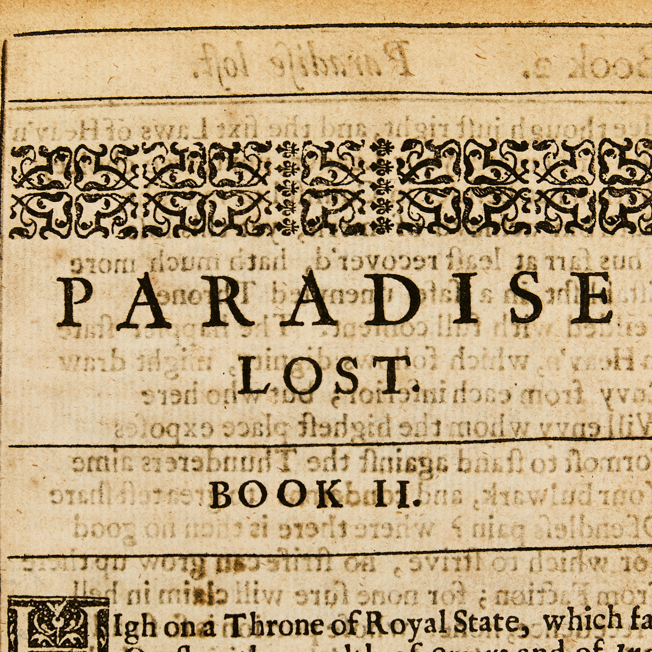 Images for 2763691. JOHN MILTON, "Paradise Lost", first edition from ...