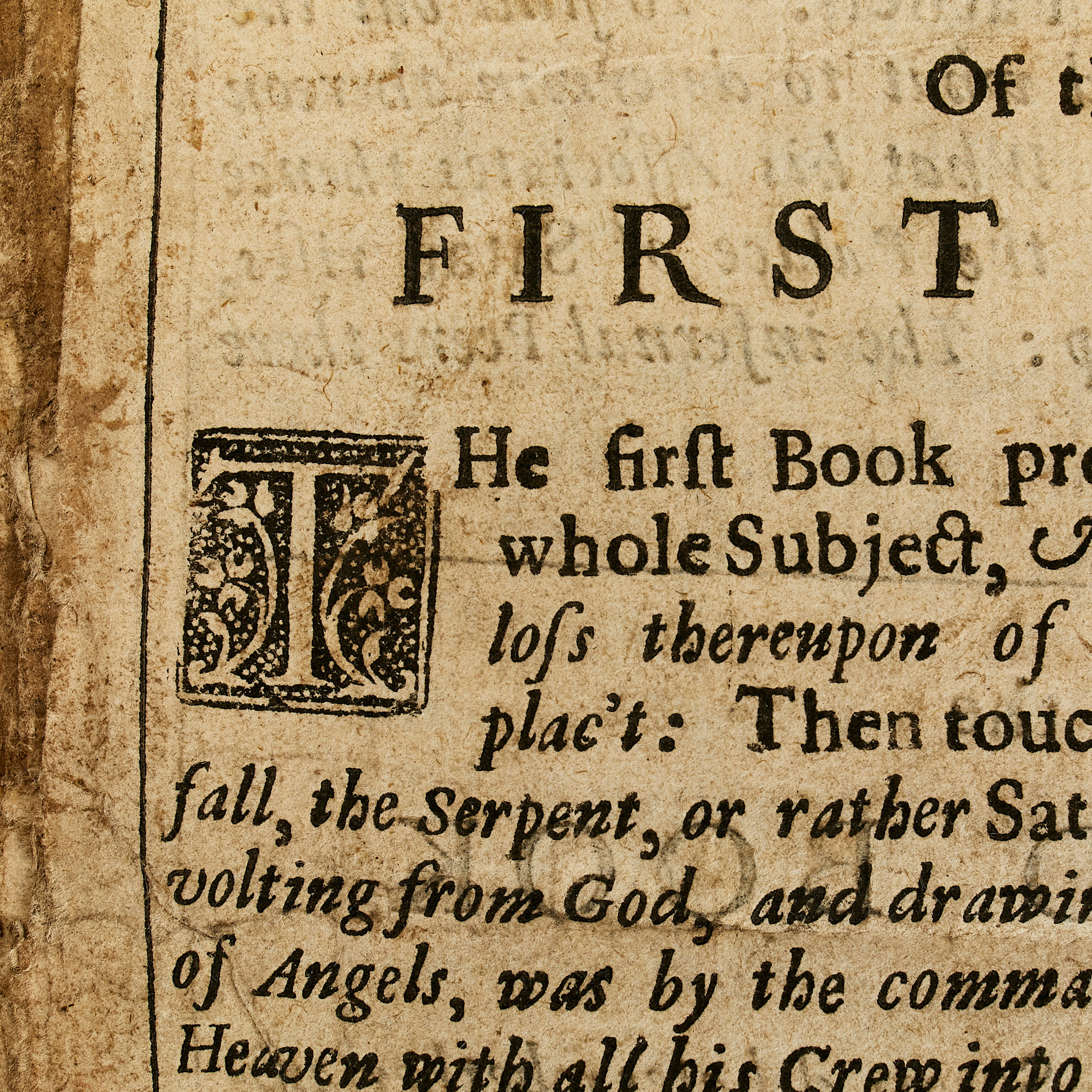 Images for 2763691. JOHN MILTON, "Paradise Lost", first edition from ...