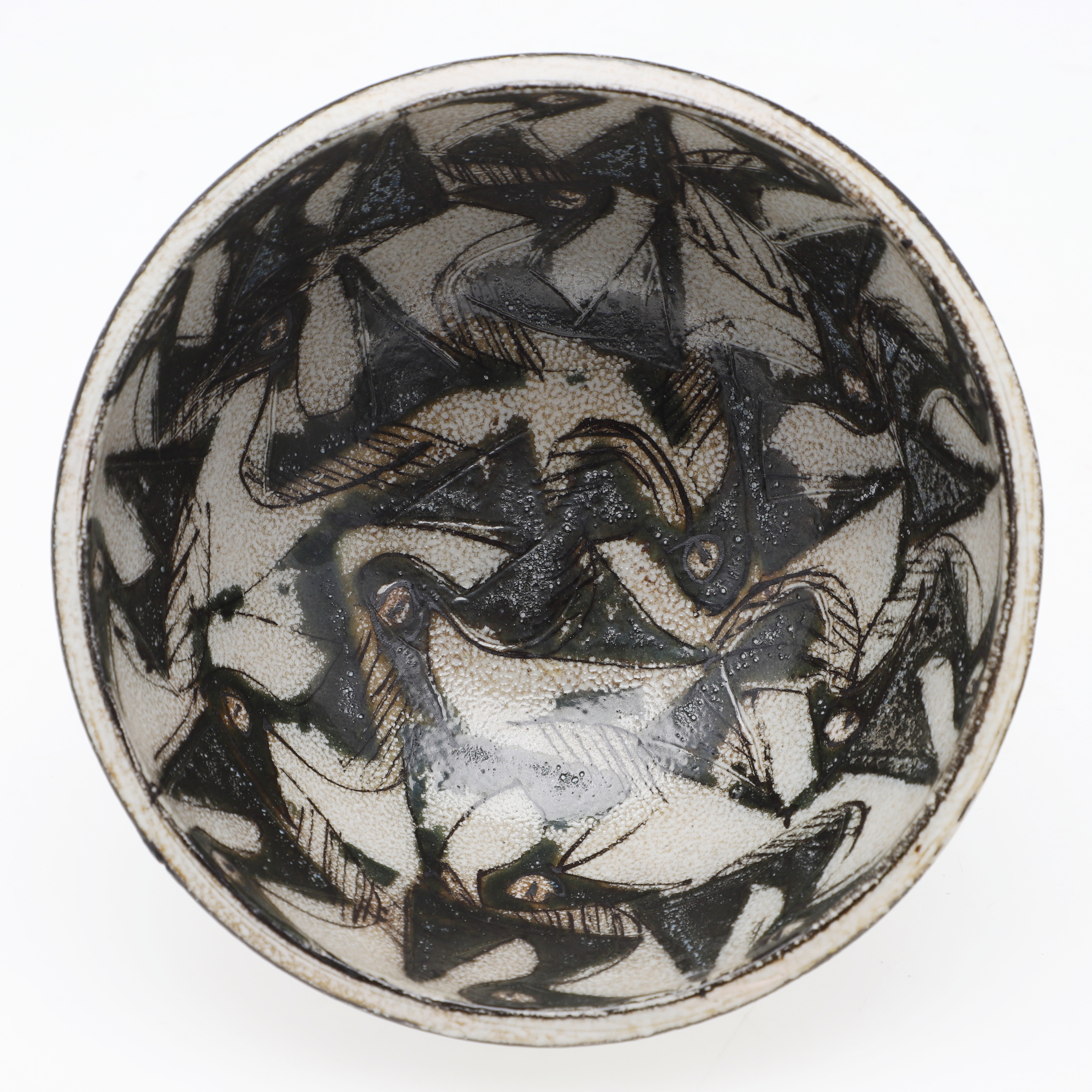 Images for 2764910. ANNE & PETER STOUGAARD. Bowl, ceramics, birds ...