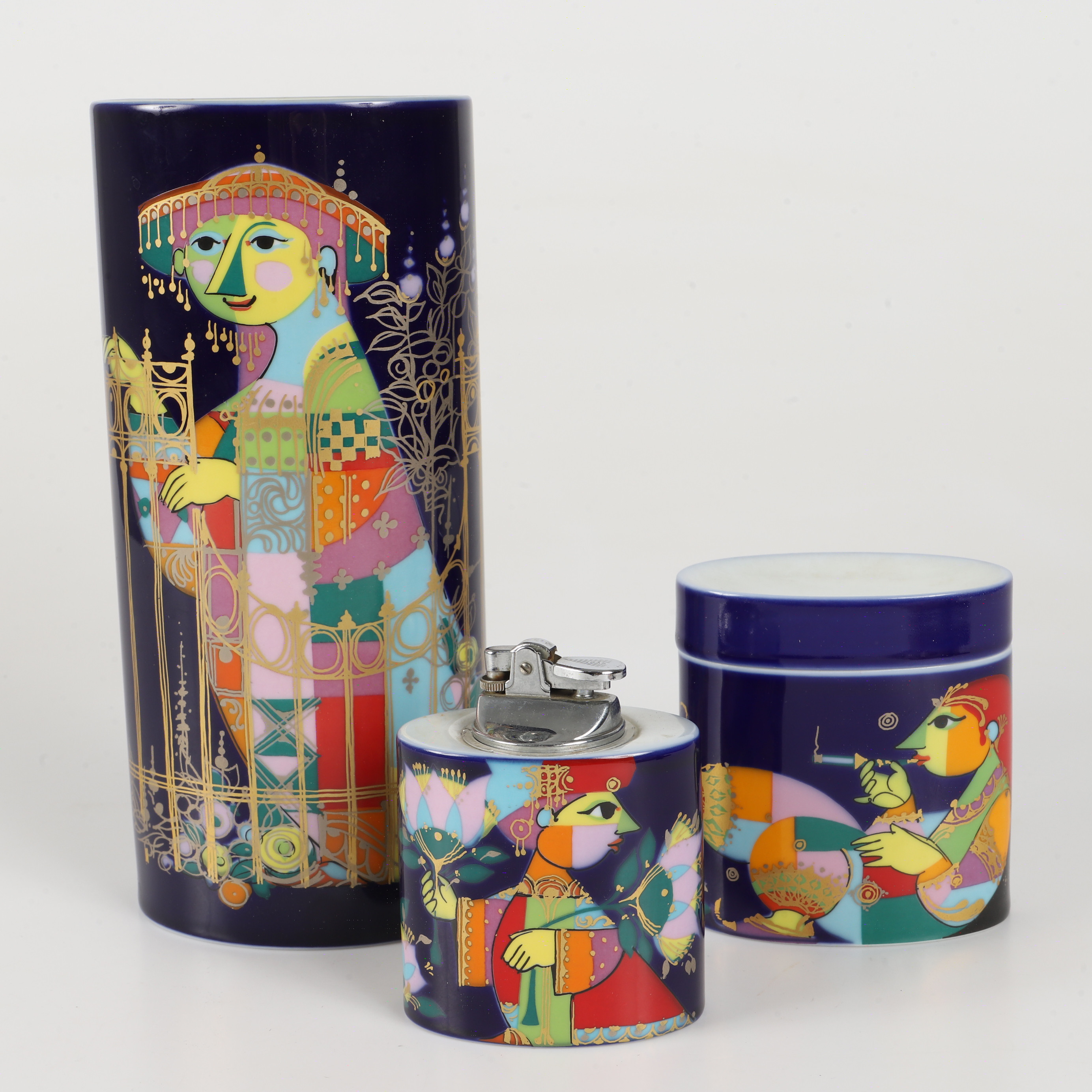 Images for 2766677. BJÖRN WIINBLAD. Lock box, etc., 3 pieces, porcelain ...