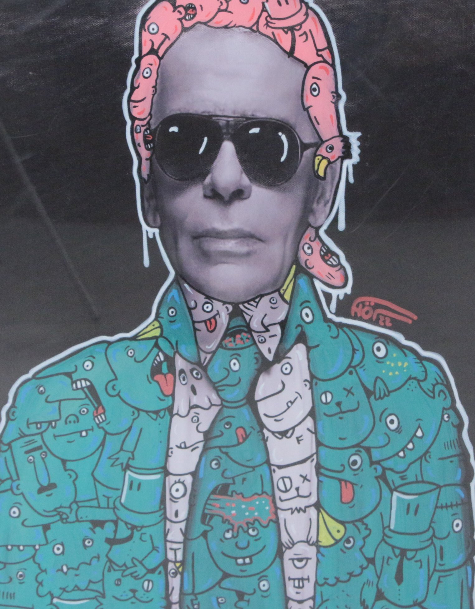 Bilder för 2766996. FLOER. 'The big Karl', 2022, blandteknik, signerad ...