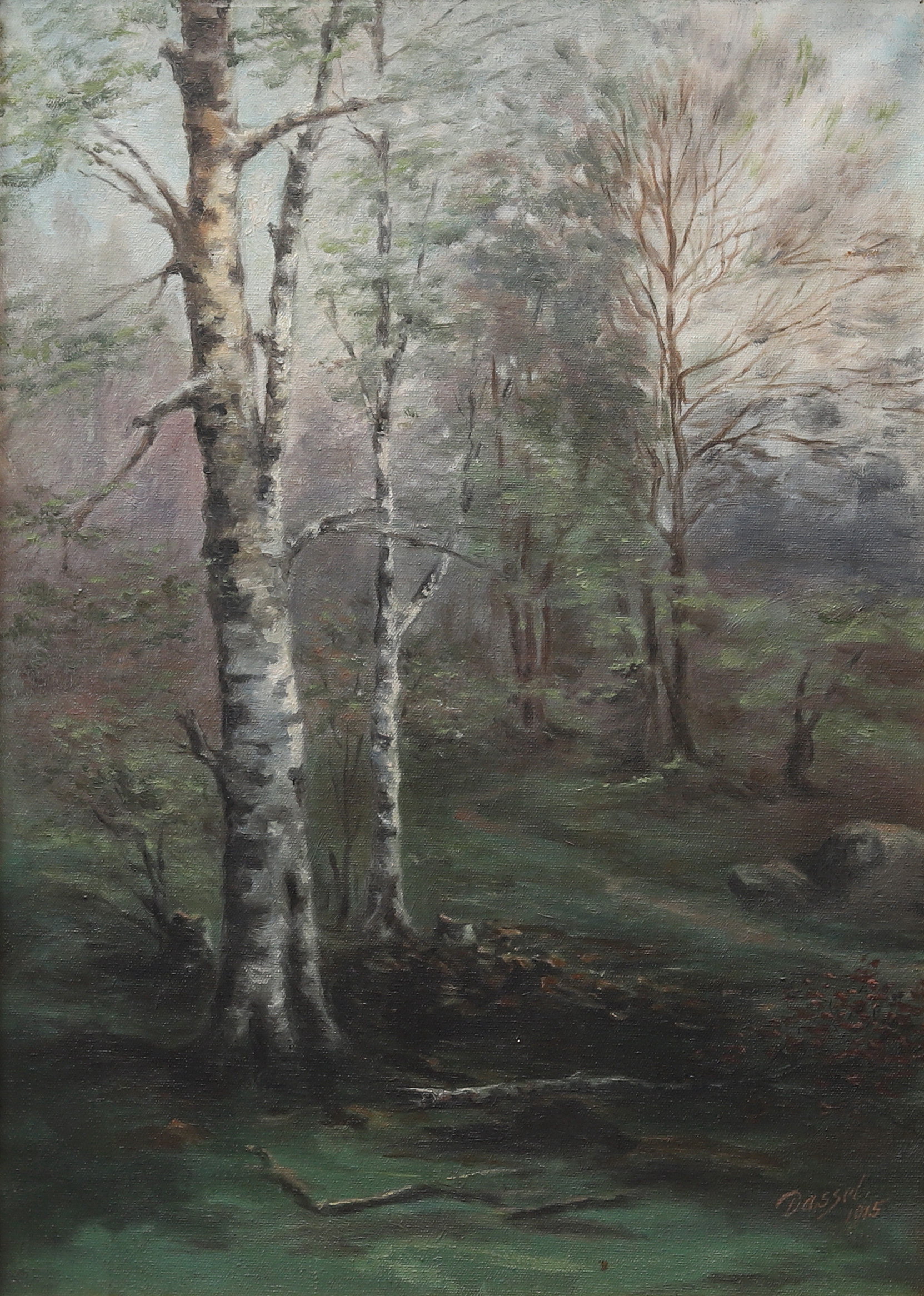 Images for 2768308. OIDENTIFIERAD KONSTNÄR. Forest landscape, oil on ...