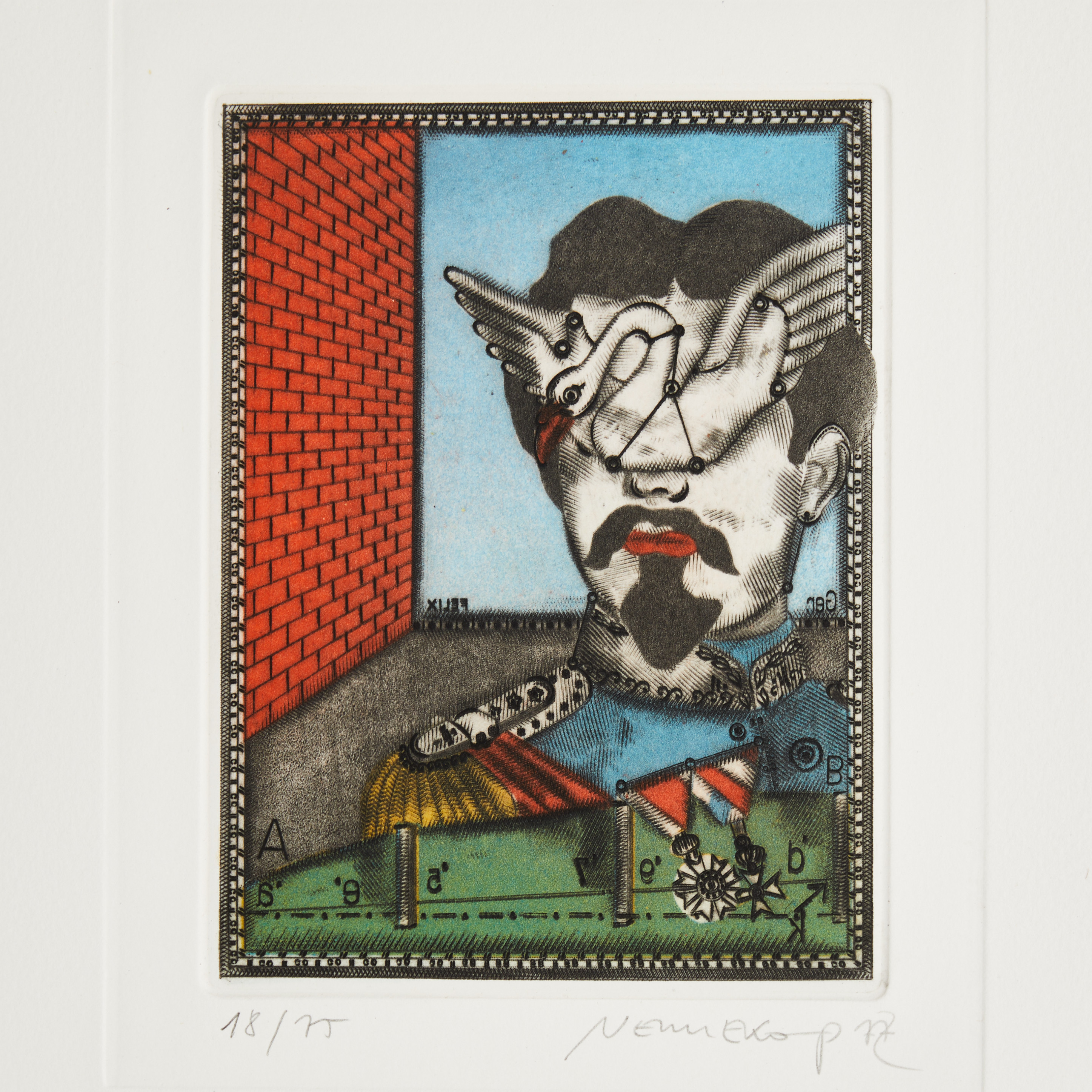 Images for 2769513. JOHANNES VENNEKAMP, (born 1935): "alla musica" 1977 ...