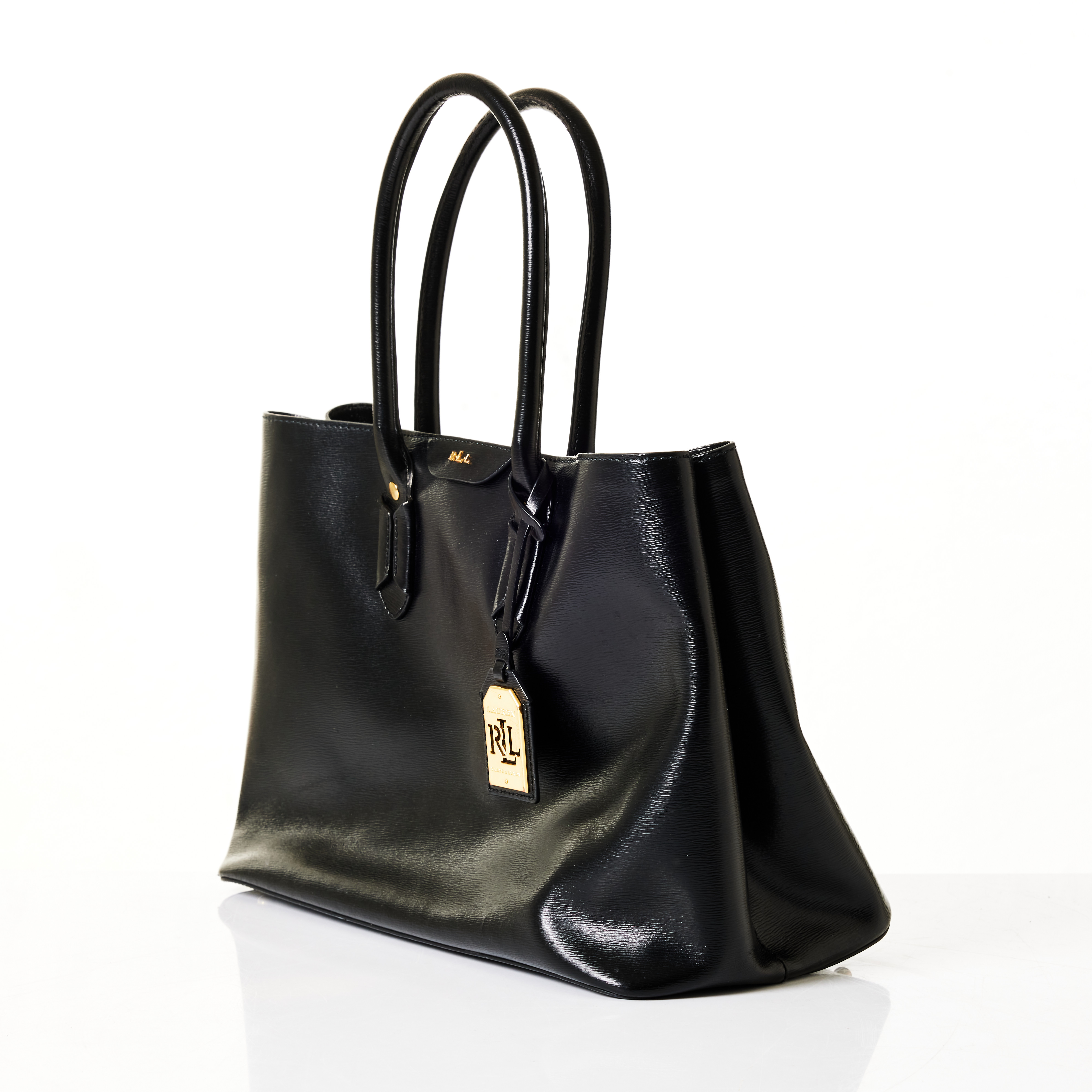 Images for 2771164. RALPH LAUREN, handbag, black epi leather, details ...