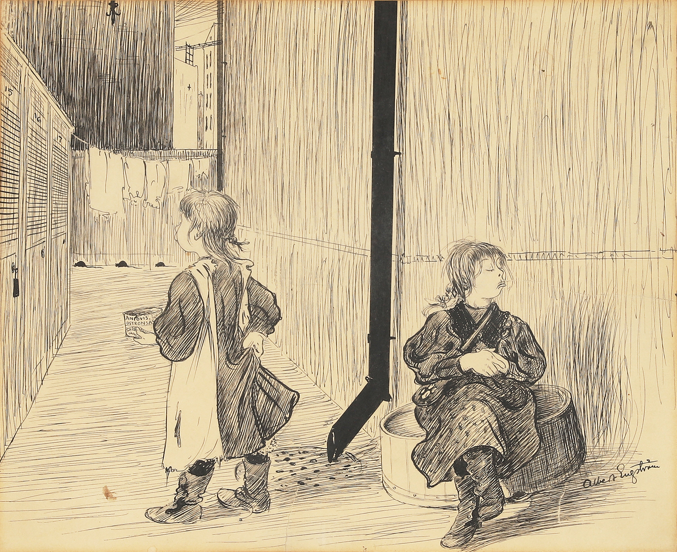 Images for 2773265. ALBERT ENGSTRÖM. Illustration from Strix's first ...