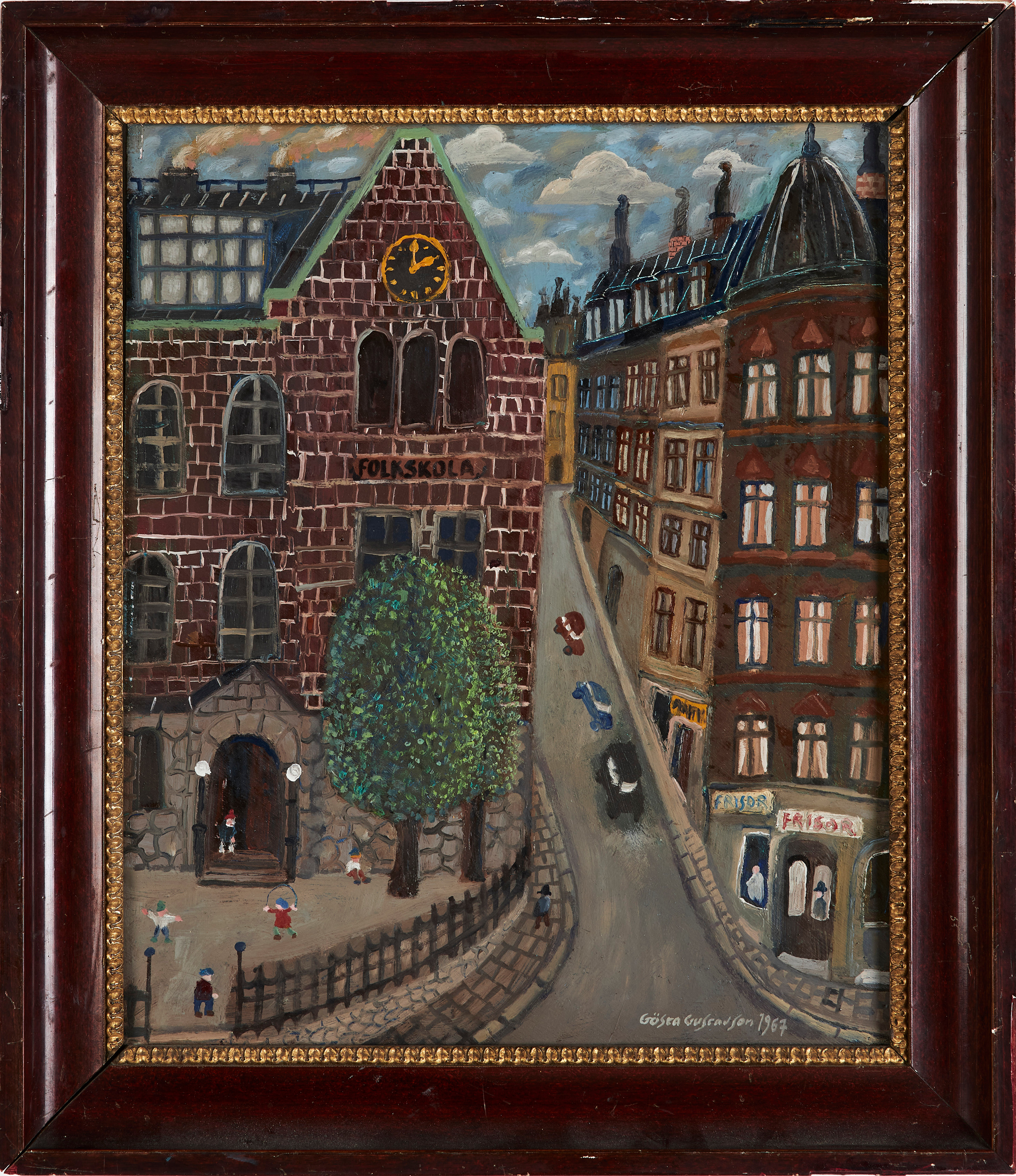Images for 2773778. GÖSTA GUSTAVSON (1931-2008). Stockholm motif, oil ...