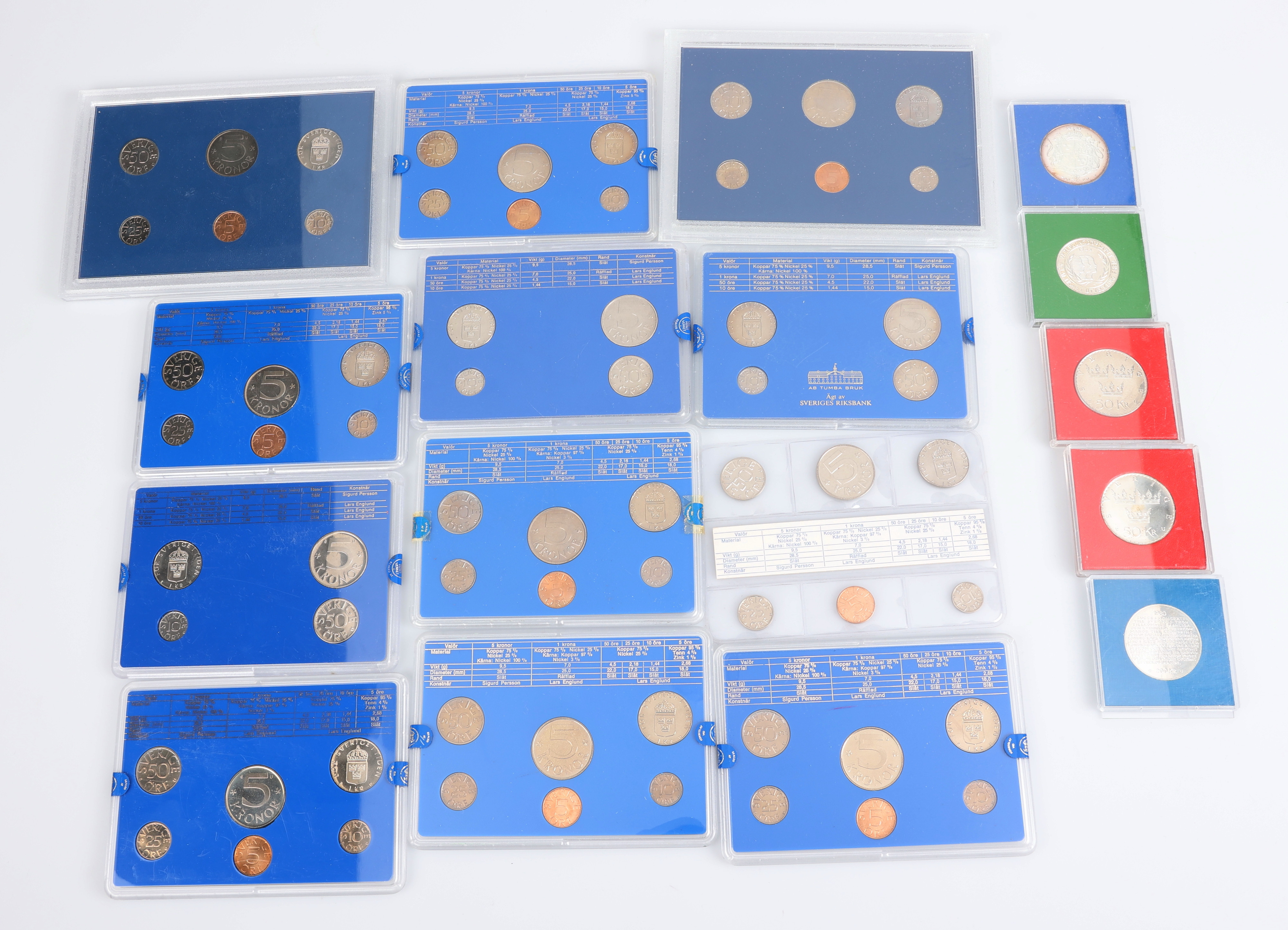 Bilder för 2774496. PARTI SVENSKA MYNT, Nickel, Koppar, Silver. - Auctionet