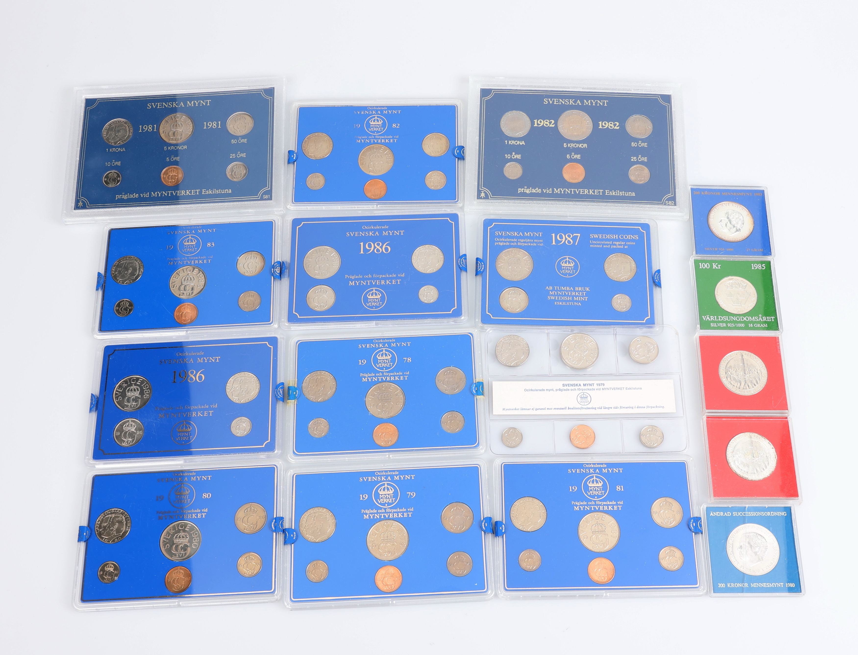 Bilder för 2774496. PARTI SVENSKA MYNT, Nickel, Koppar, Silver. - Auctionet