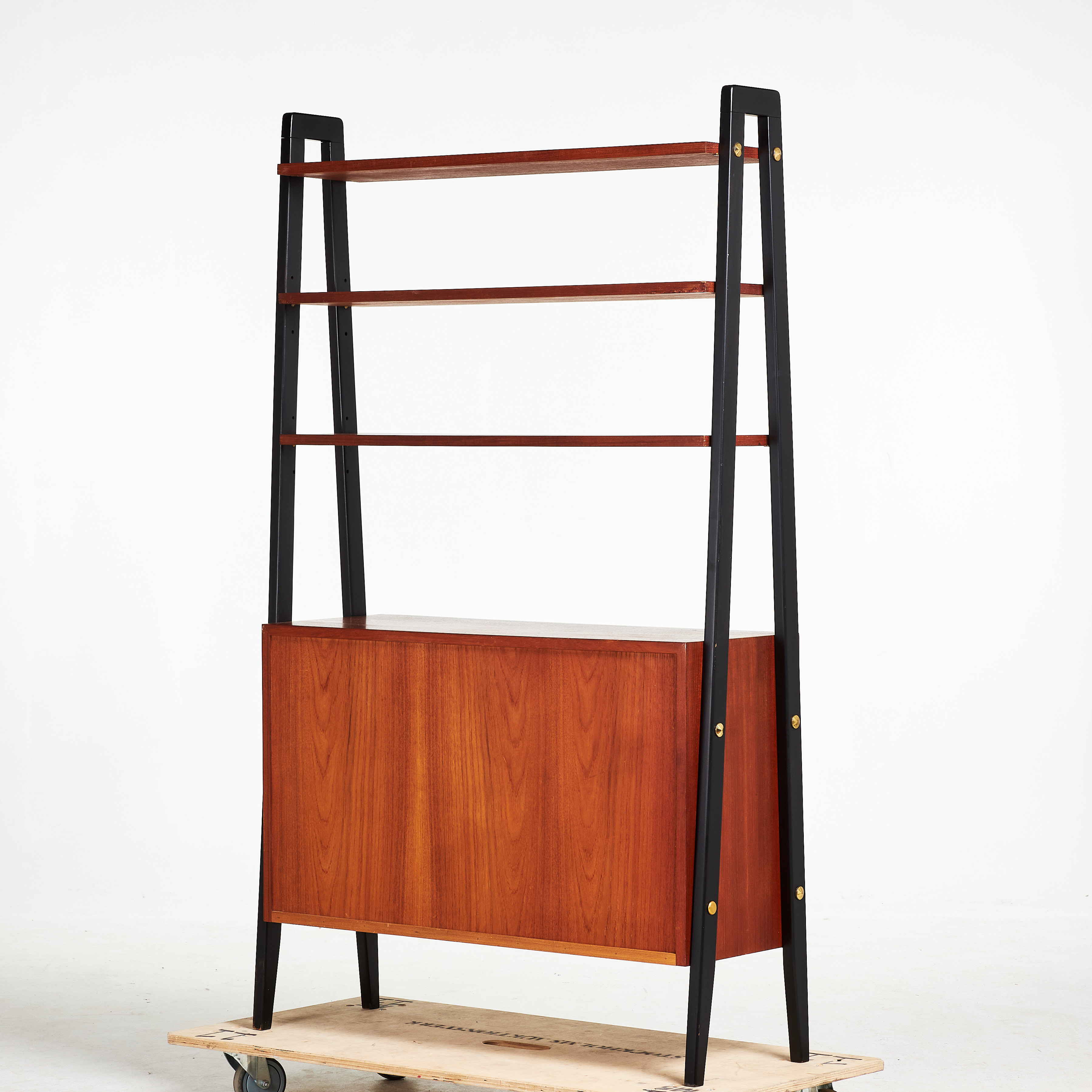 Bilder zu 2780285. BÜCHERREGAL, 2. Hälfte 20. Jh., Teakholz, teilweise ...