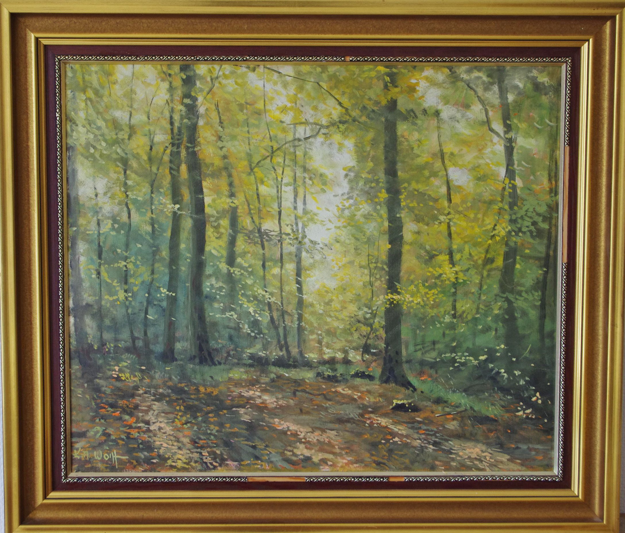 Images for 278047. KARL WOLFF. Forest party, oil on canvas, signed KA ...