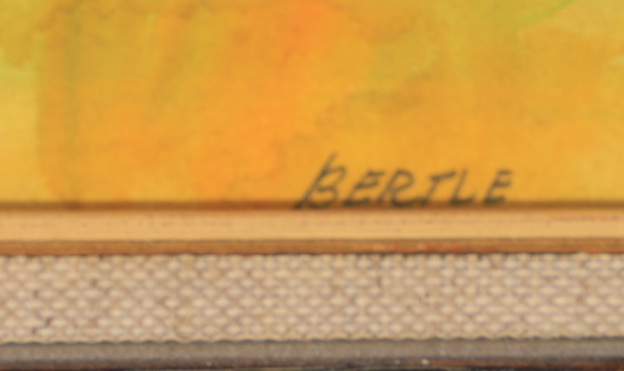 Images for 2780535. LARS BERTLE. "Bohuslän", watercolour, signed Bertle ...