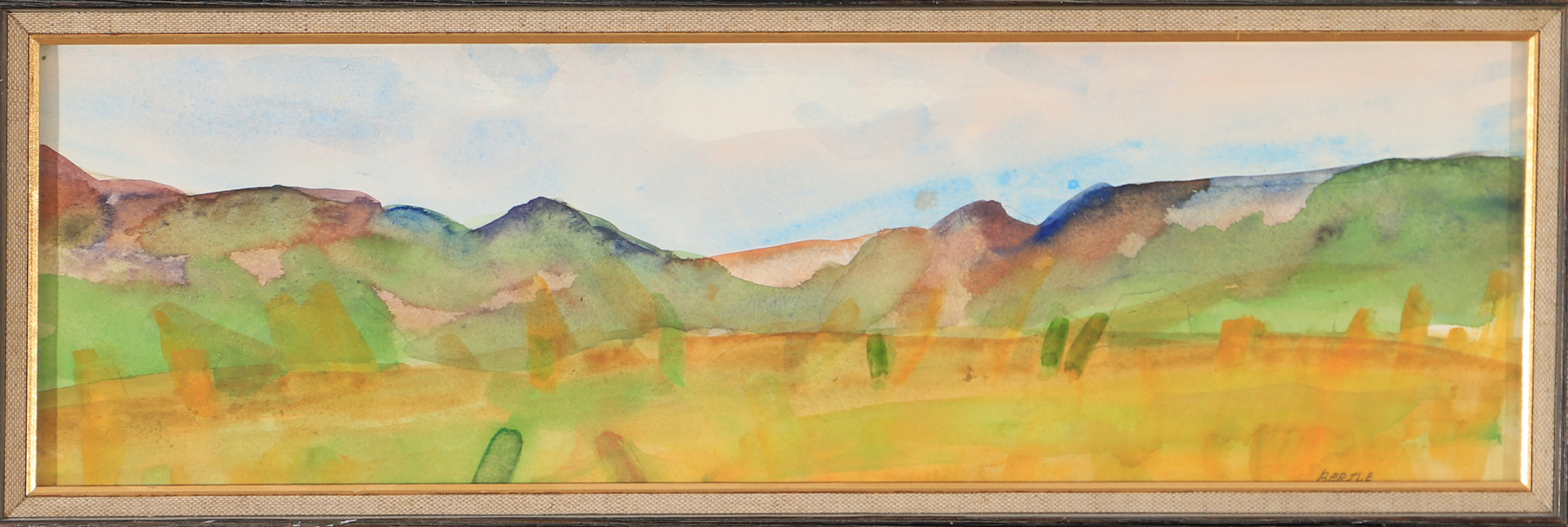 Images for 2780535. LARS BERTLE. "Bohuslän", watercolour, signed Bertle ...