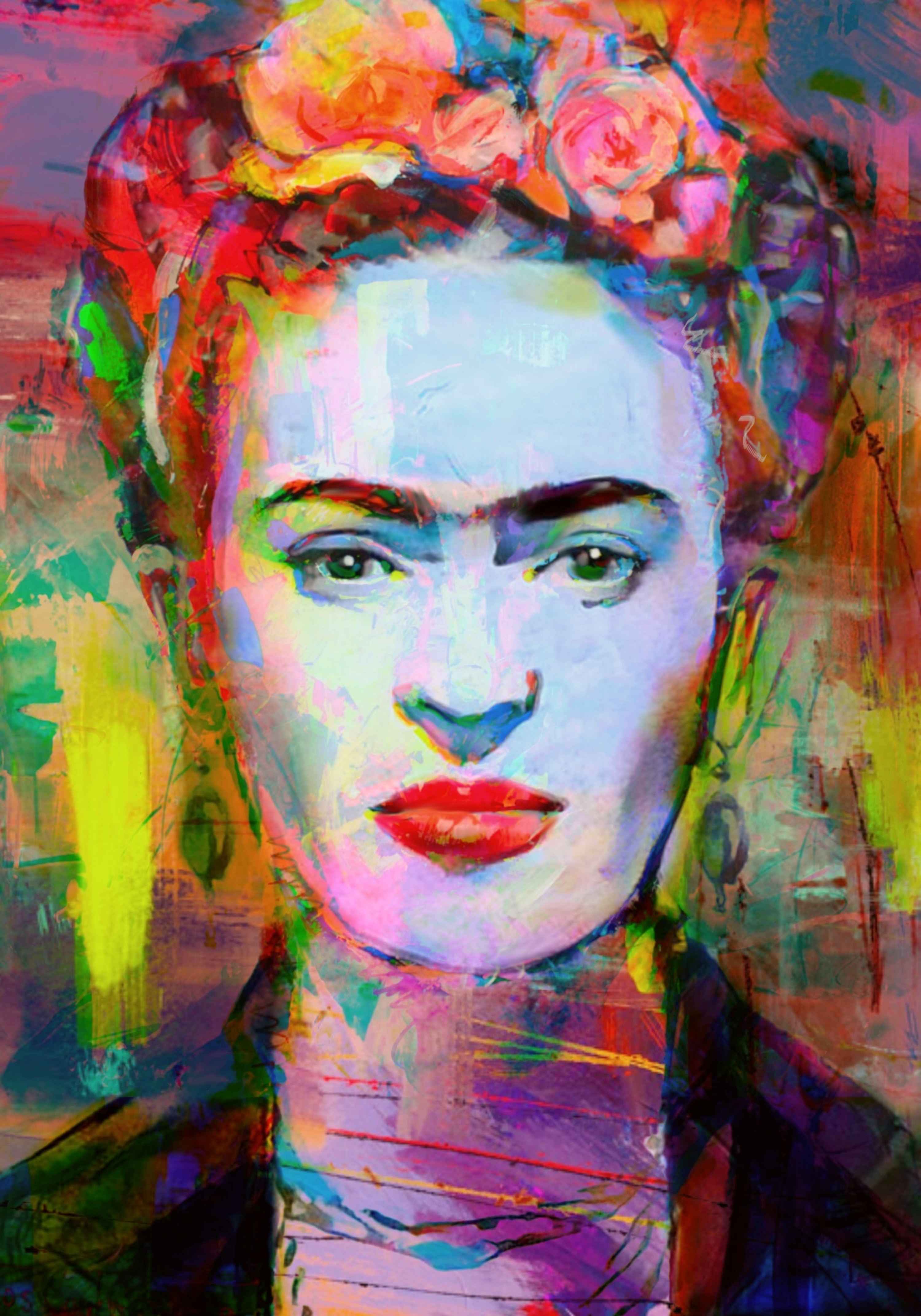 Images for 2780934. Frida Kahlo Colors - Part 1, ca. 90x120cm. - Auctionet