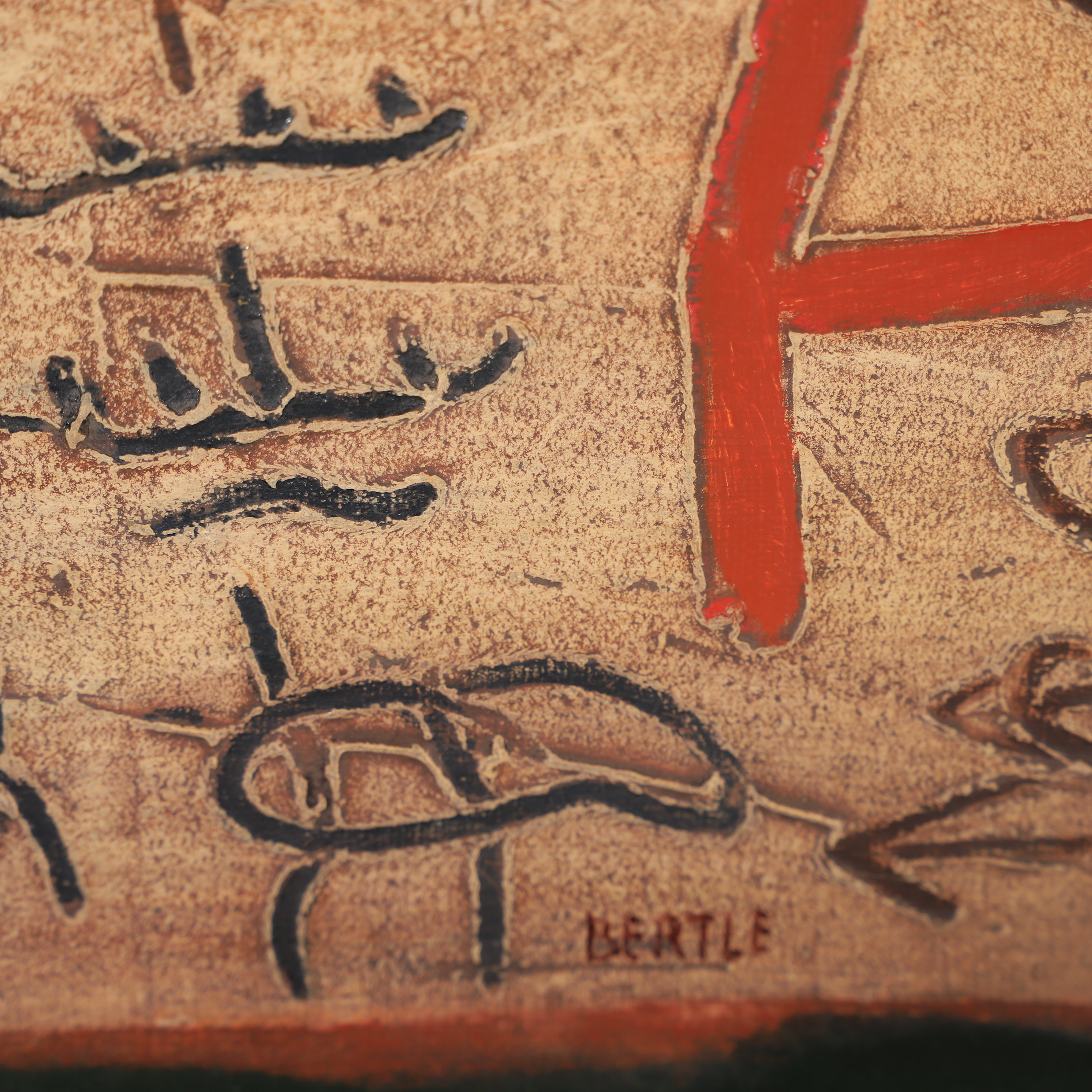 Images for 2781156. LARS BERTLE. "Signs in the forest", oil on canvas ...