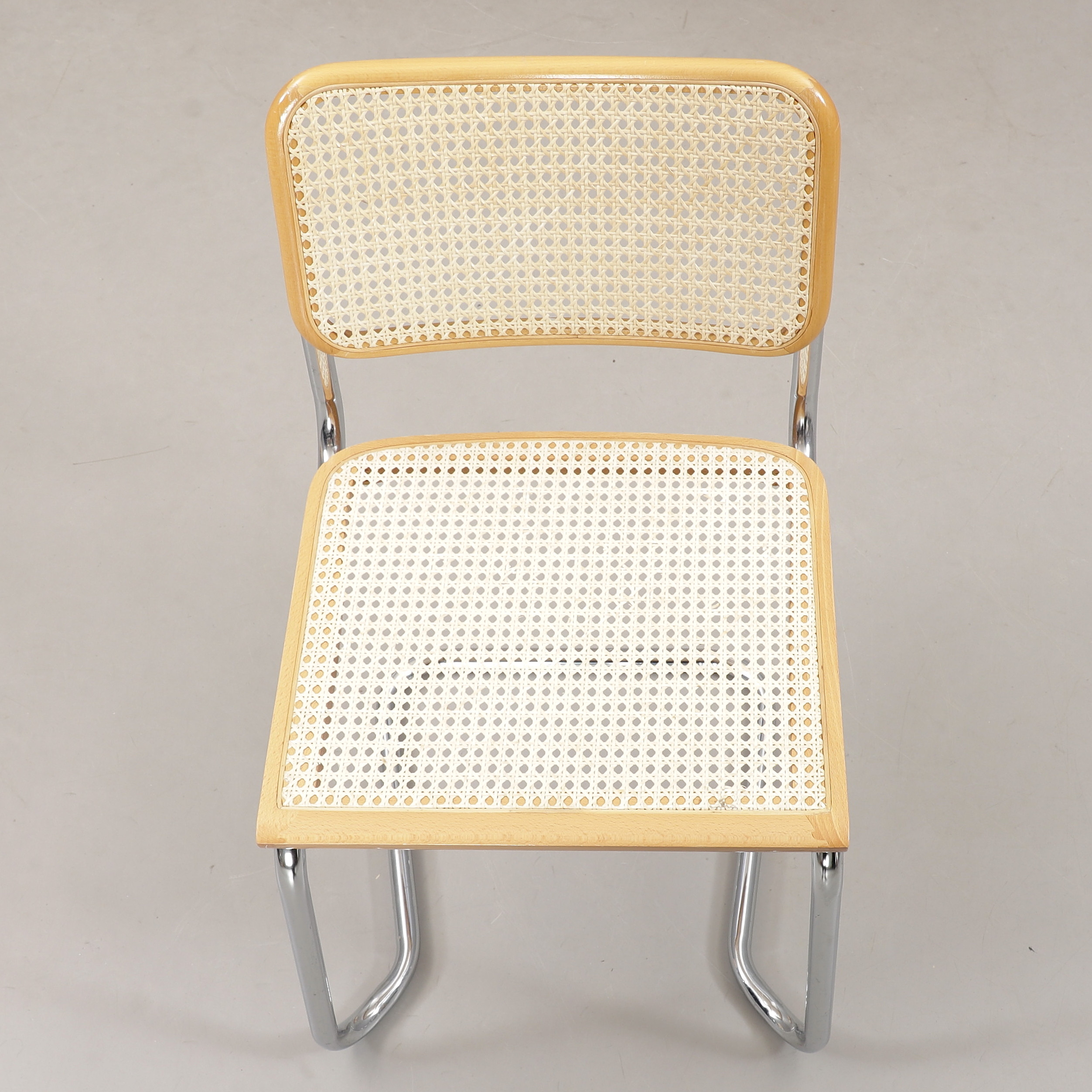 Bilder för 2781777. STOLAR, 3 st, Bauhaus-modell, rotting och stålrör ...