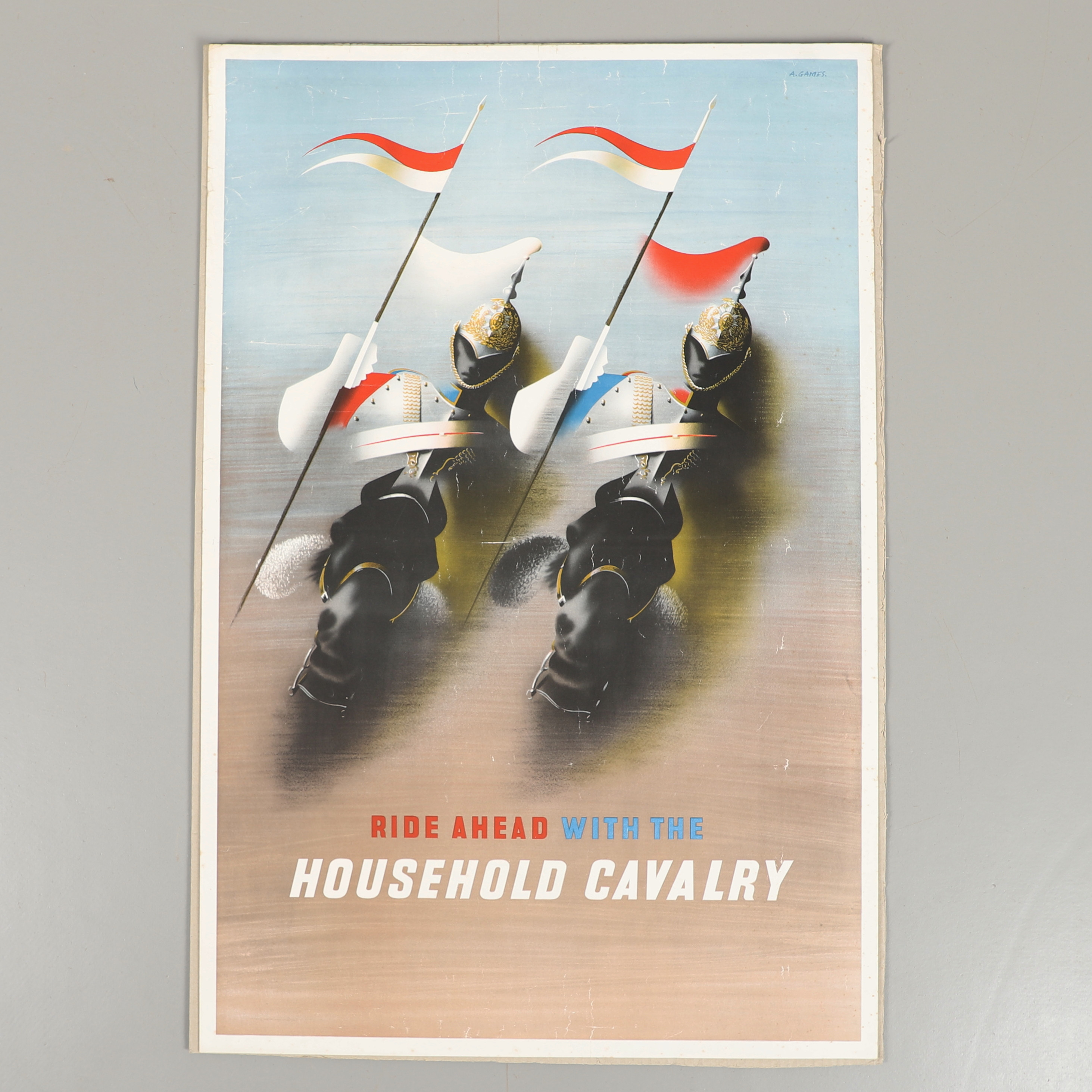 Images for 2782359. A HOUSEHOLD CAVALRY POSTER BY ABRAM GAMES (1914 ...