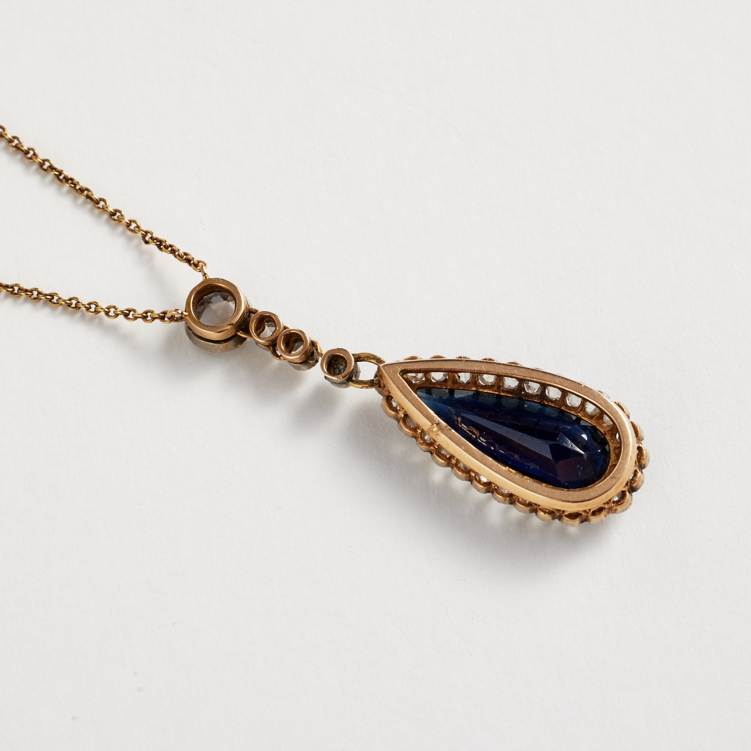 Images for 2783503. NECKLACE, 18k gold/silver, early 20th century, 1 ...