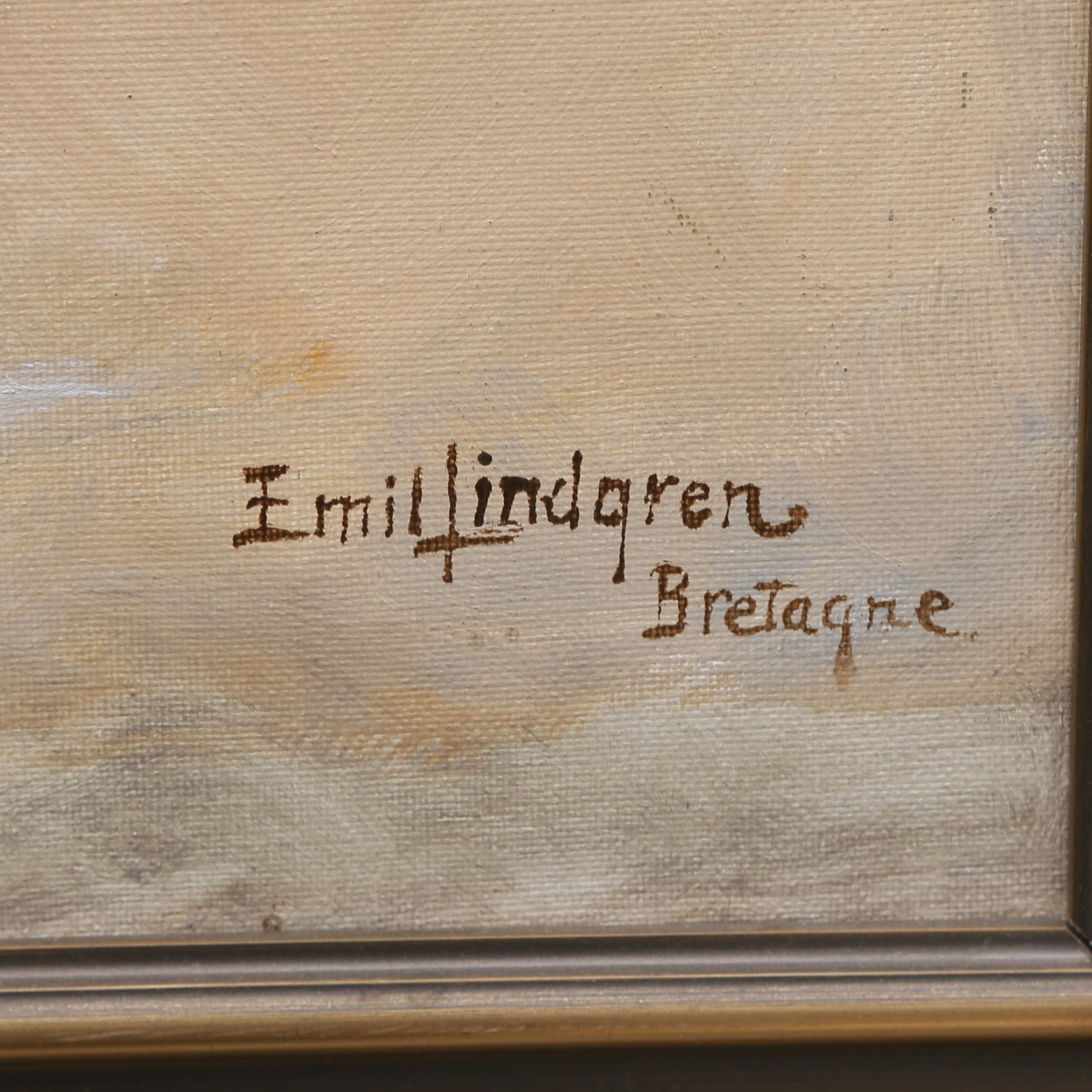 Images for 2783673. EMIL LINDGREN. OIL on canvas, Mussel picking shoes ...