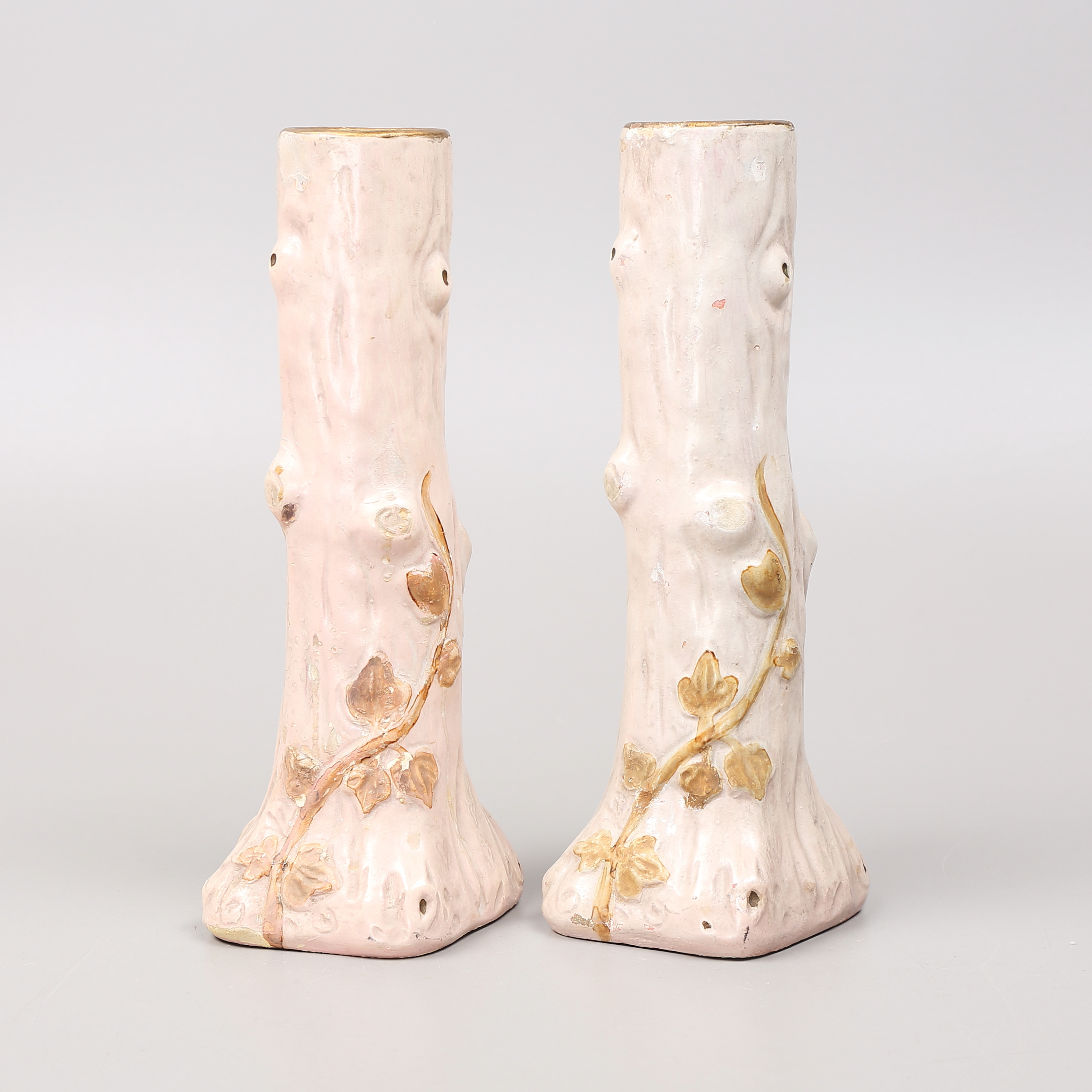 Images for 2787779. VASES, tree trunks, 1 pair, plaster, COFFEE POT and ...