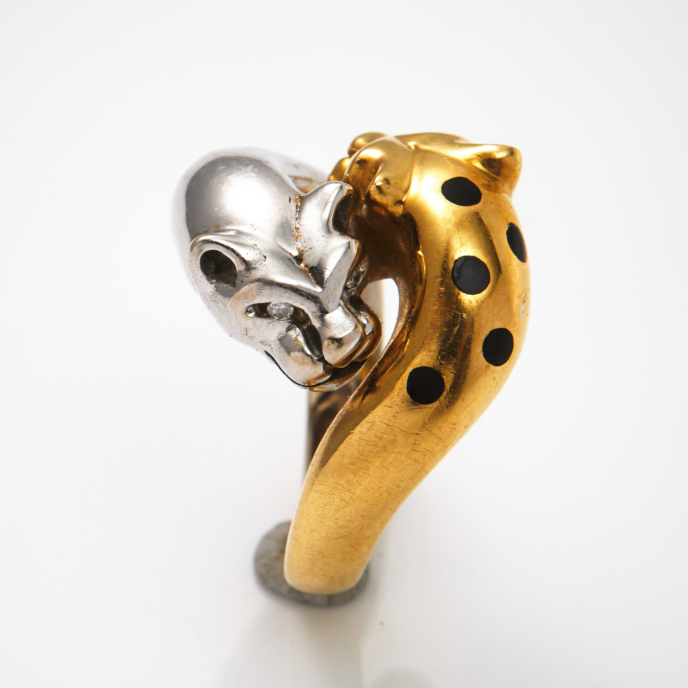 Images for 2788147. RING, 18k red and rhodium-plated white gold, 2 ...