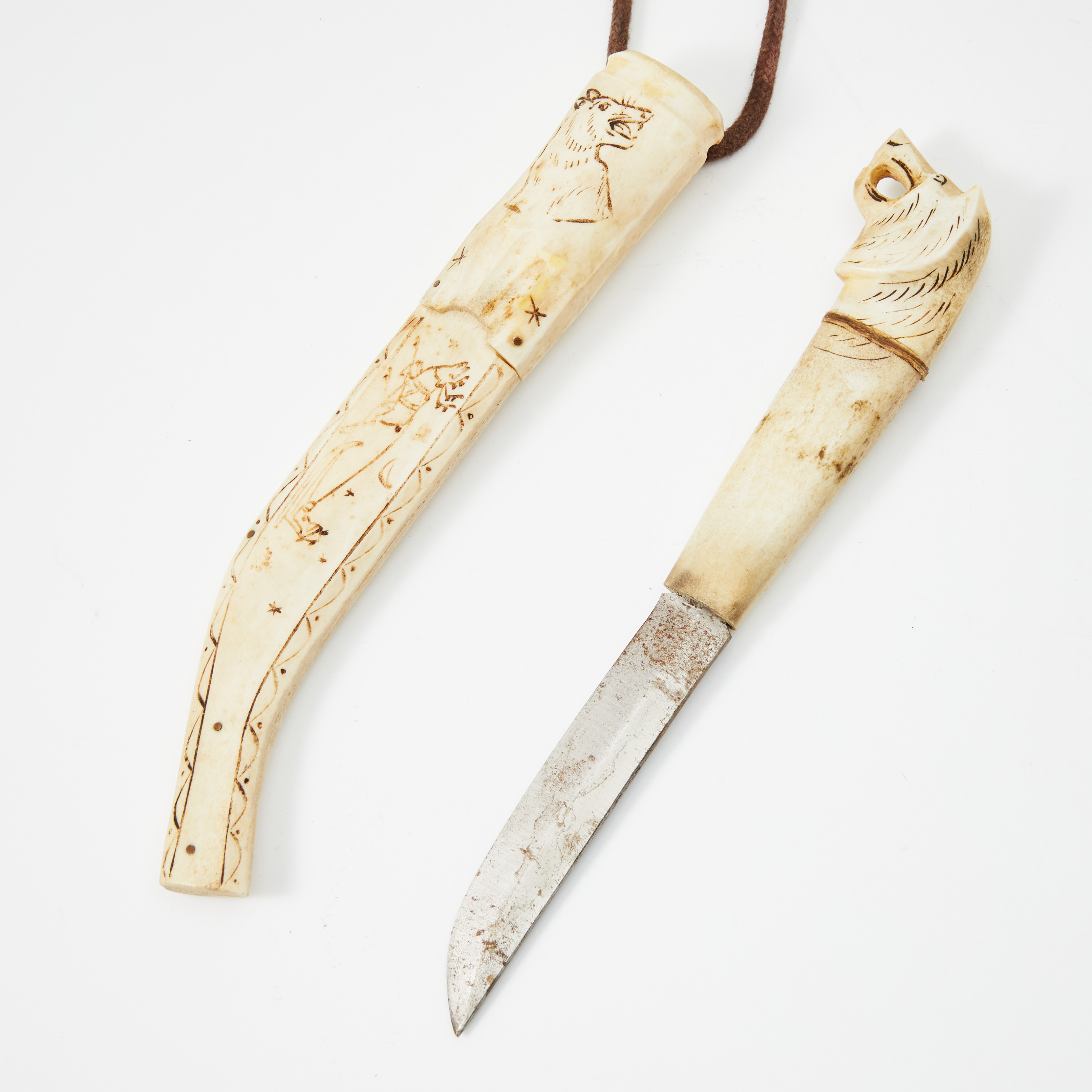 Images for 2788874. OIDENTIFIERAD KONSTNÄR. knife, full horn, Sami ...