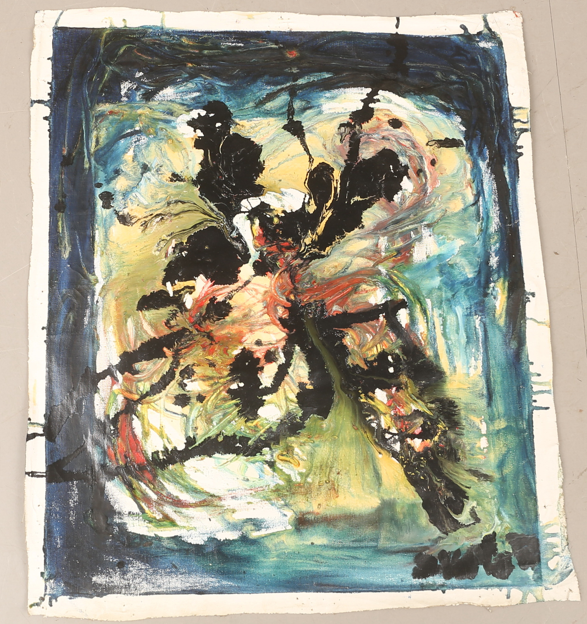 Images for 2793908. J V MARTIN (1930 - 1993). Oil on canvas, "Creation ...