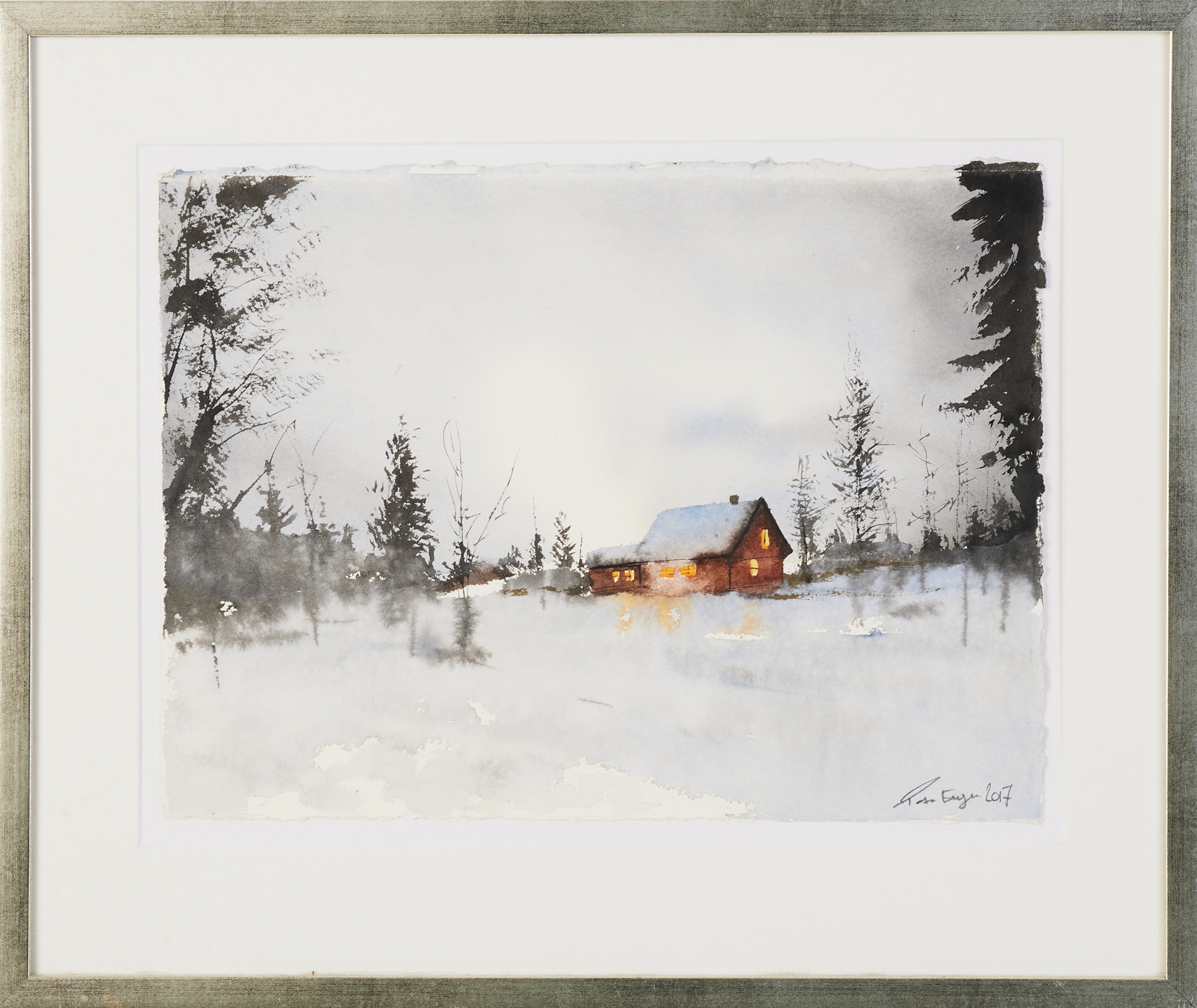 Bilder för 2794923. PETER EUGÉN NILSSON (född 1978): Vinterlandskap med ...