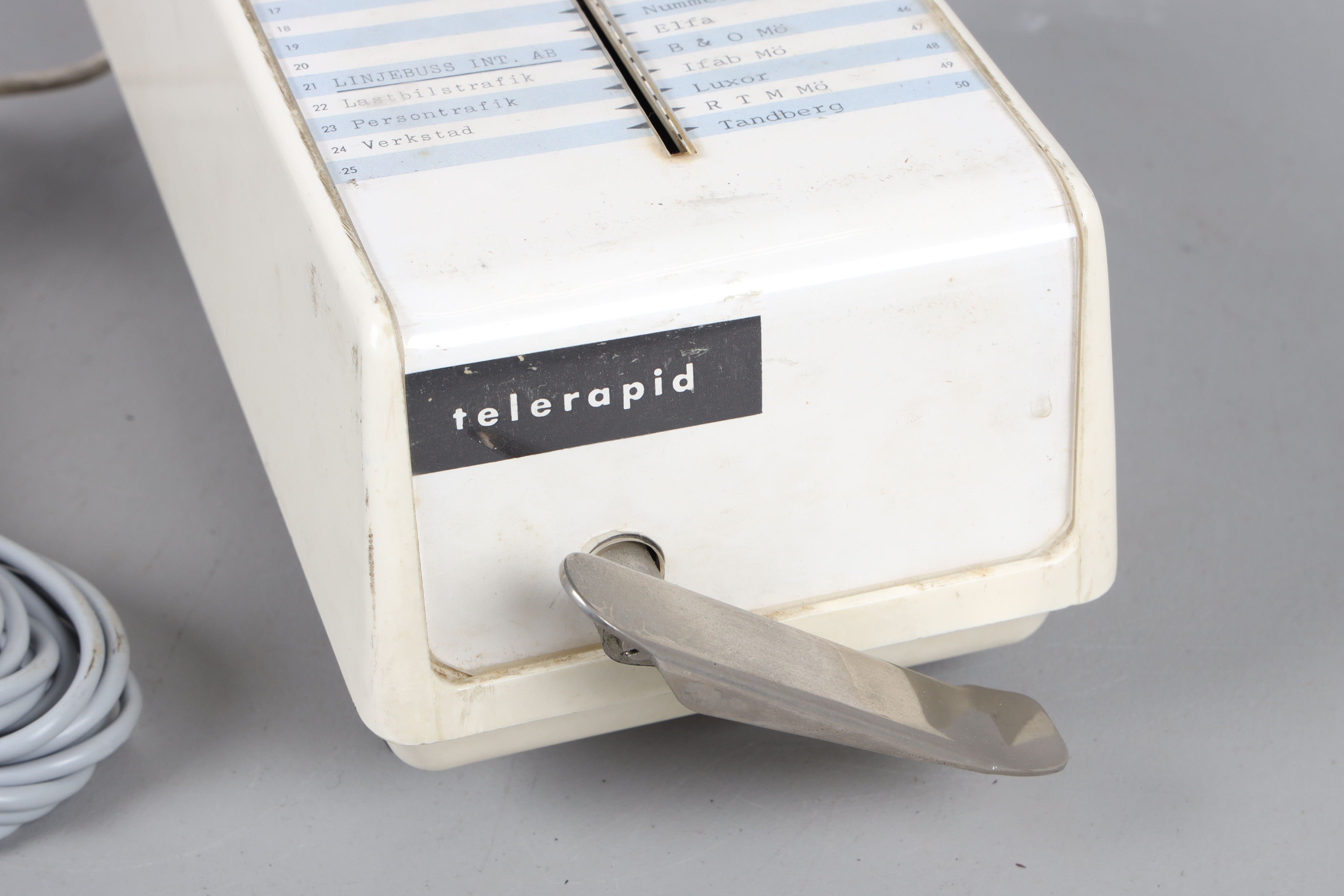 Bilder för 2795106. TELEVERKET, nummersändare, Telerapid, Svea Line ...