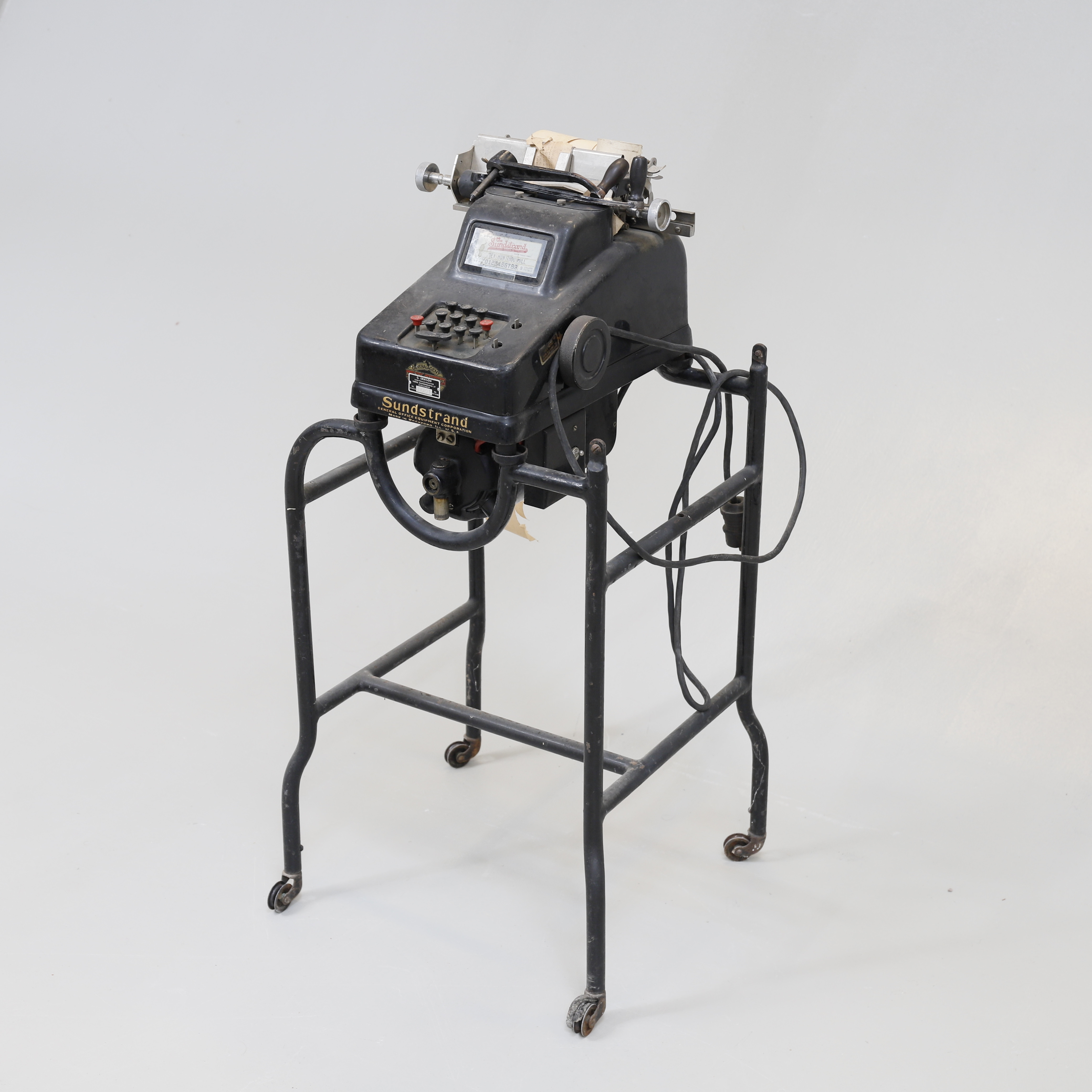 Images for 2796102. DESIGN DAVID SUNDSTRAND. calculating machine, "The ...