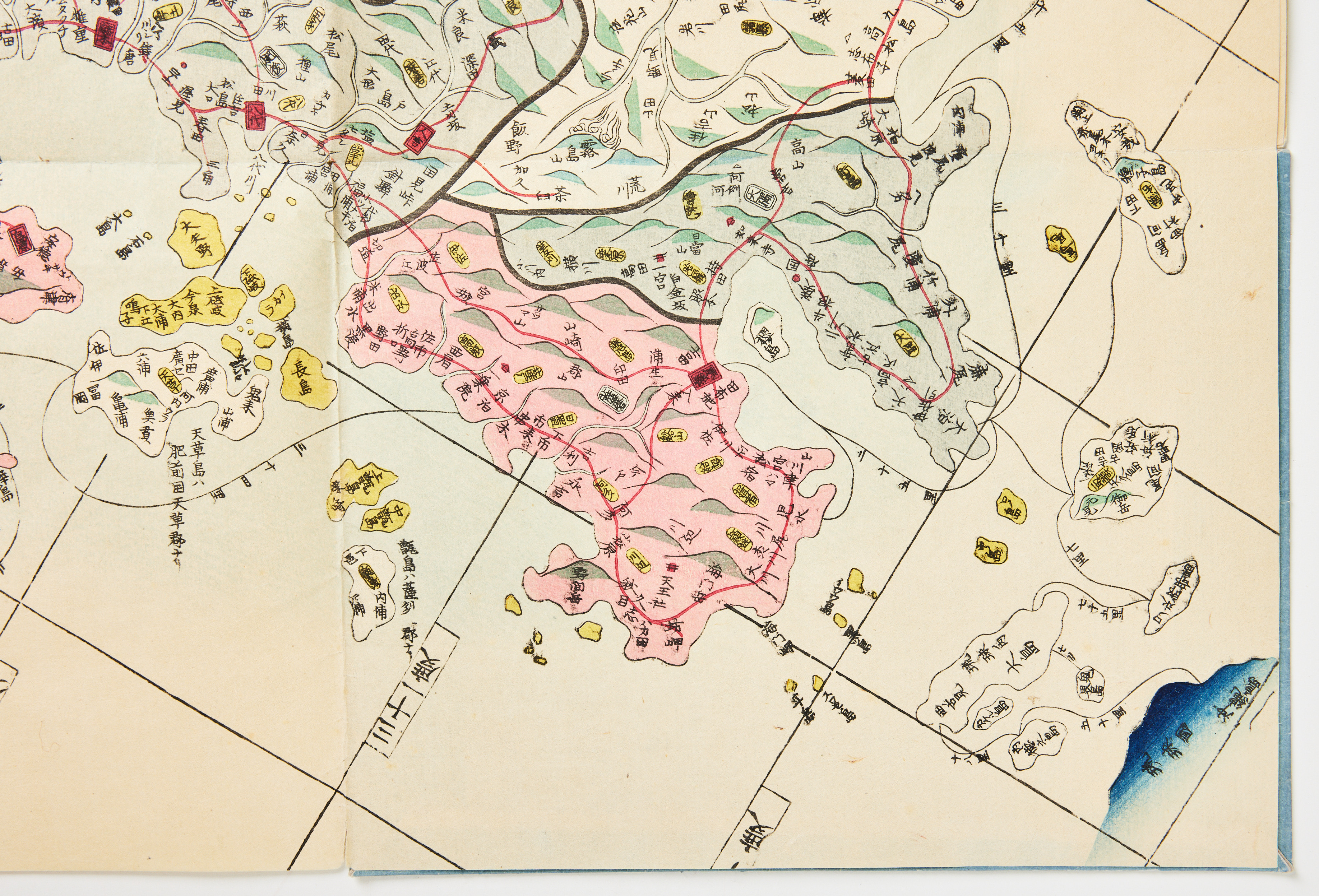 Images for 2797216. LARGE WOODBLOCK MAP OF JAPAN - TAKASHIBA, 1849 ...