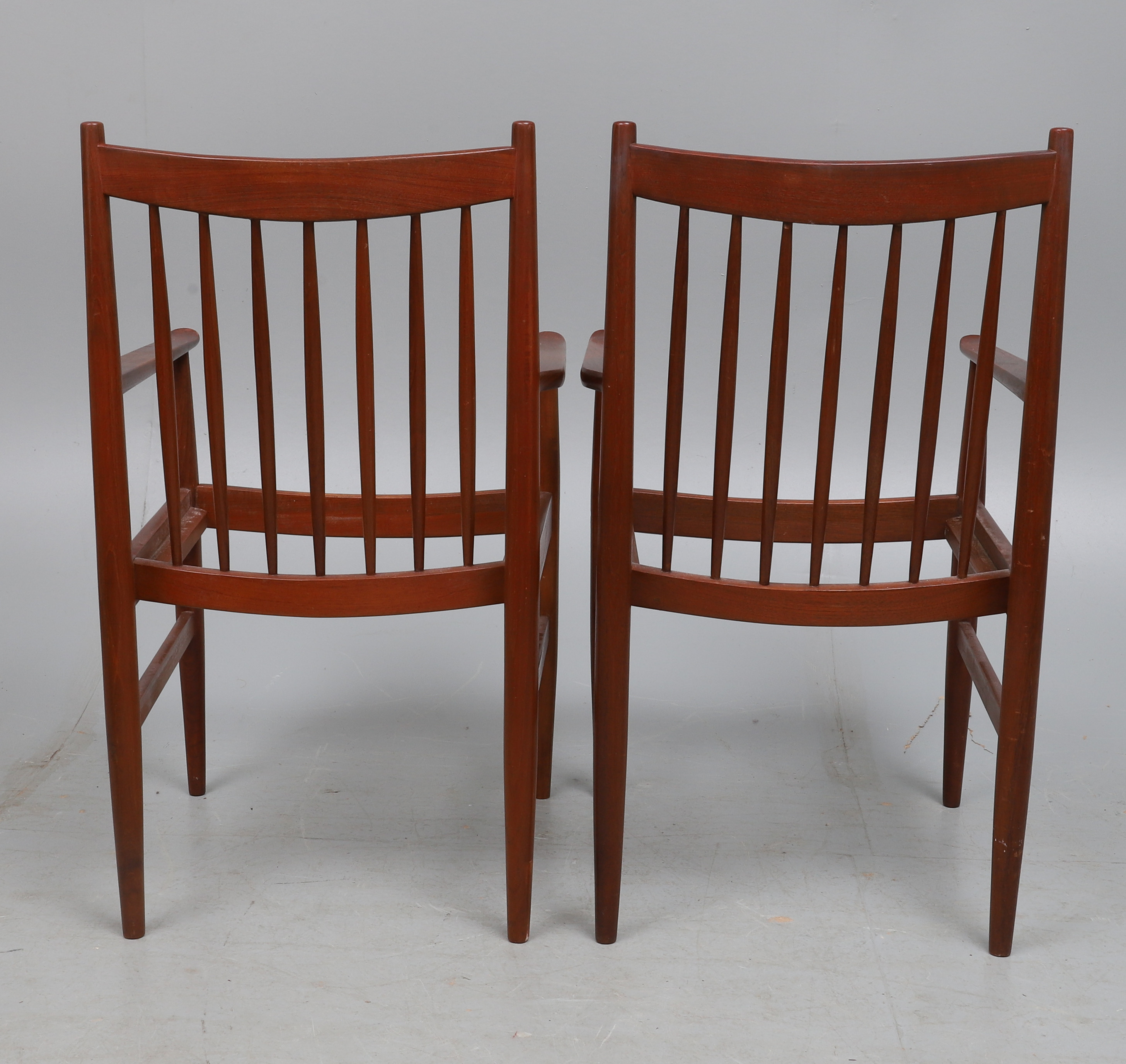 Images for 2797322. FOUR RETRO SCANDINAVIAN TEAK SPINDLE BACK DINING ...