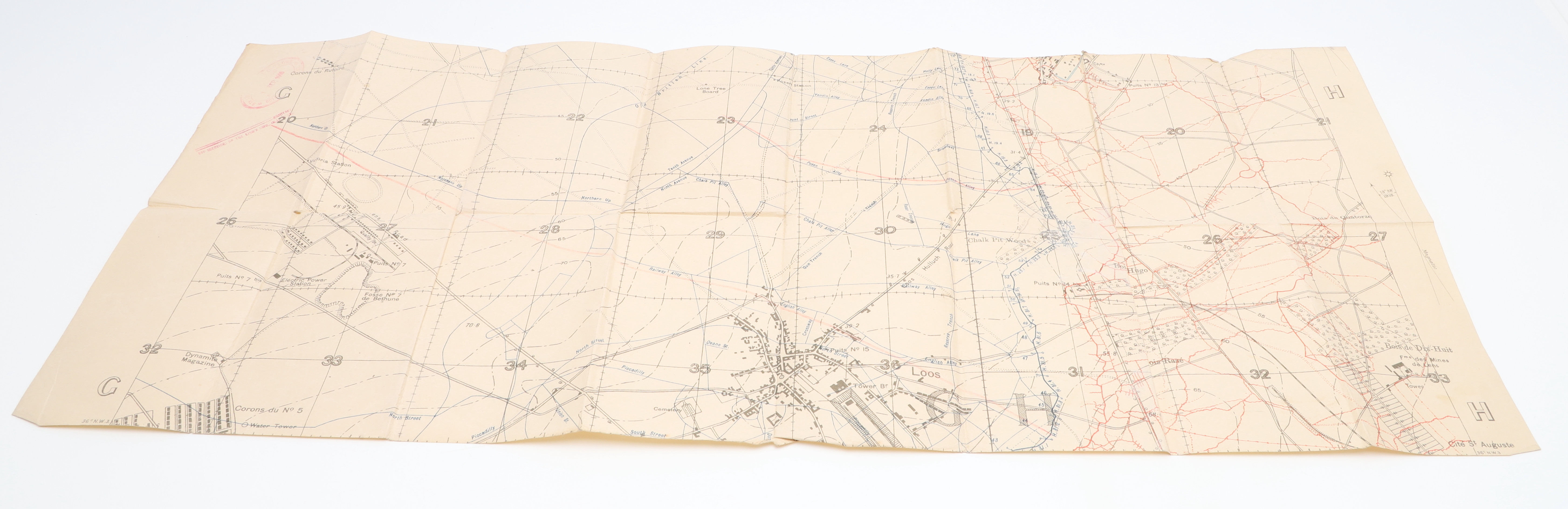 Images for 2797710. THREE FIRST WORLD WAR TRENCH MAPS AND AN AERIAL ...