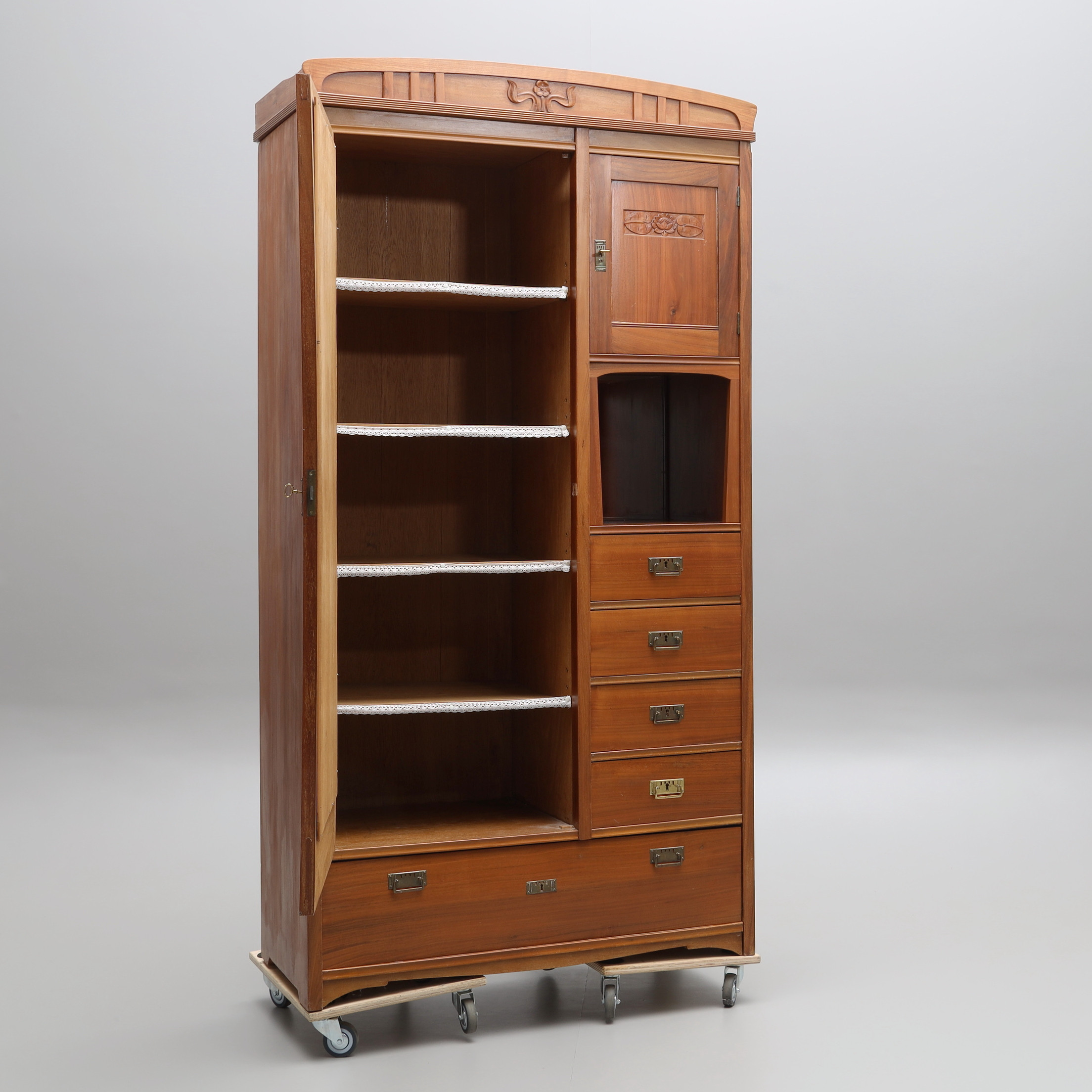 Images for 2798707. WARDROBE with mirror, early 20th century, Jugend ...