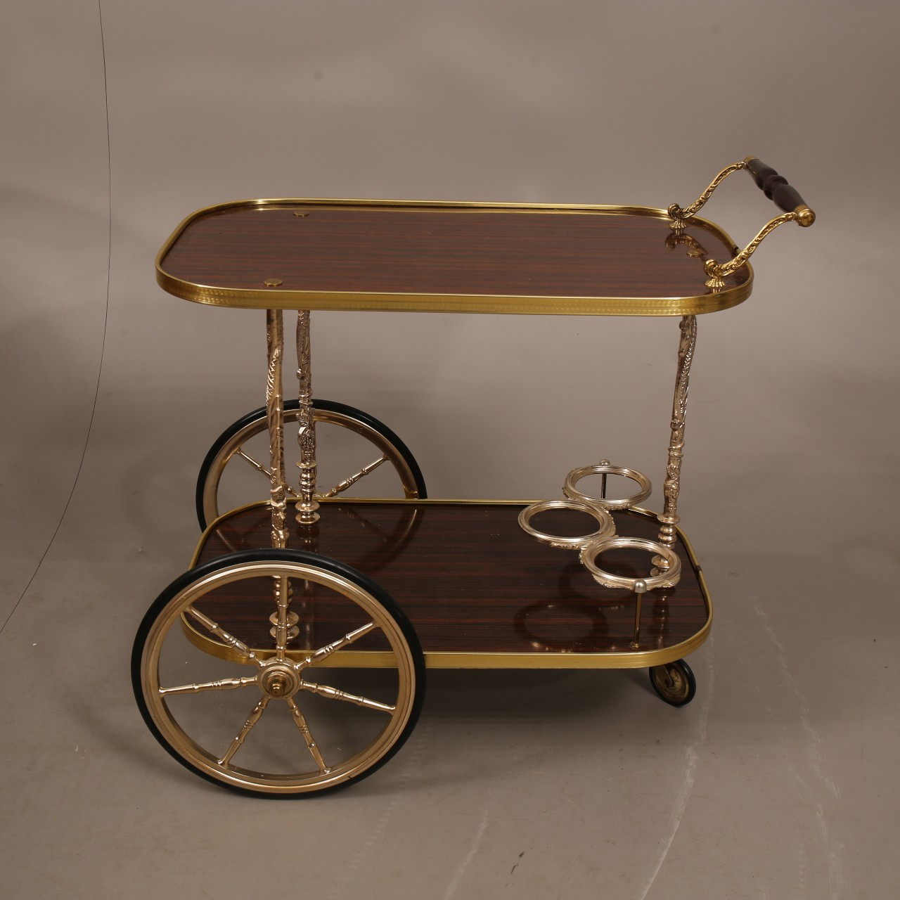 Images for 2800419. SERVING WAGON, wood and metal, second half of the ...