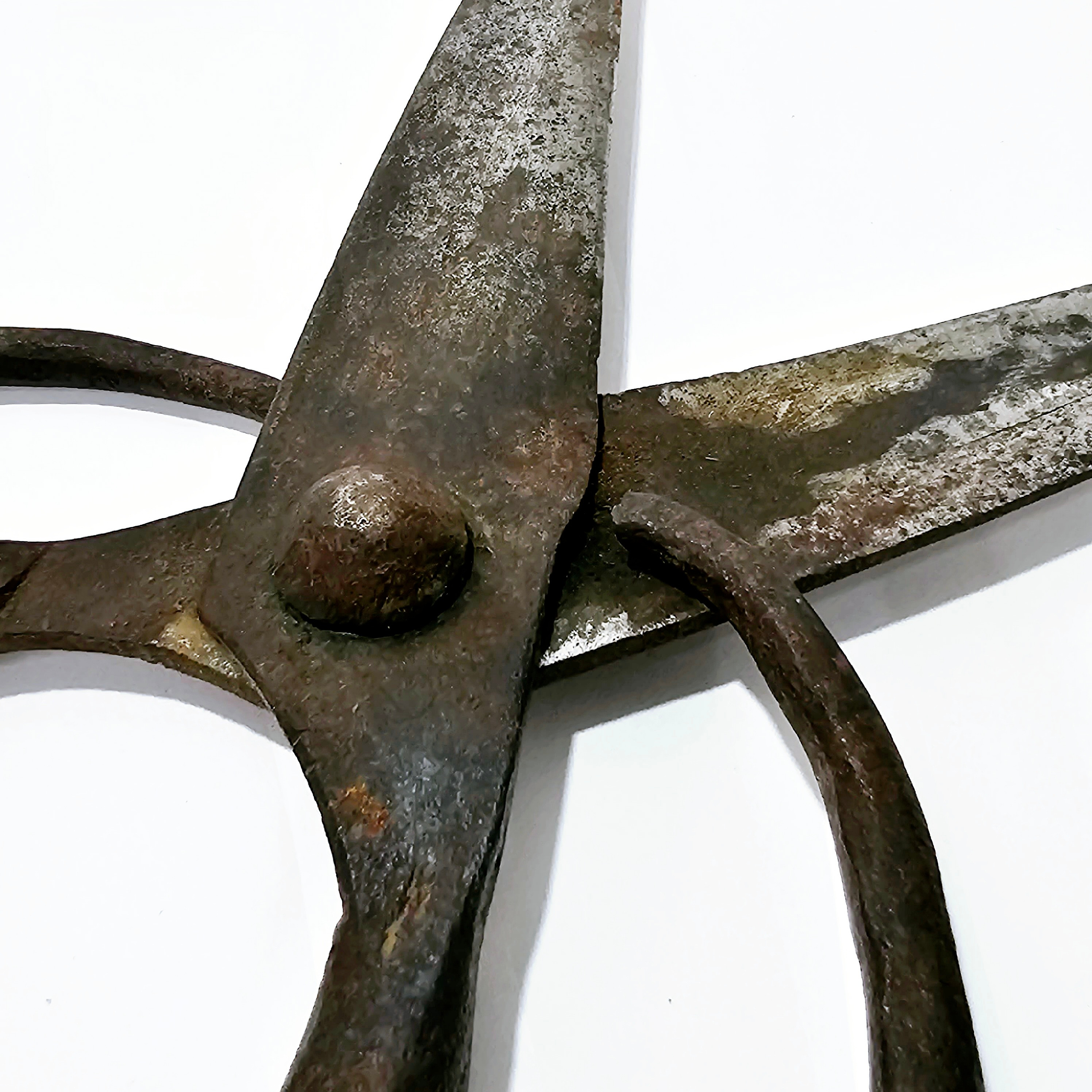 Images for 2801062. WROUGHT IRON SCISSORS WITH RIVETS. XIX CENTURY ...