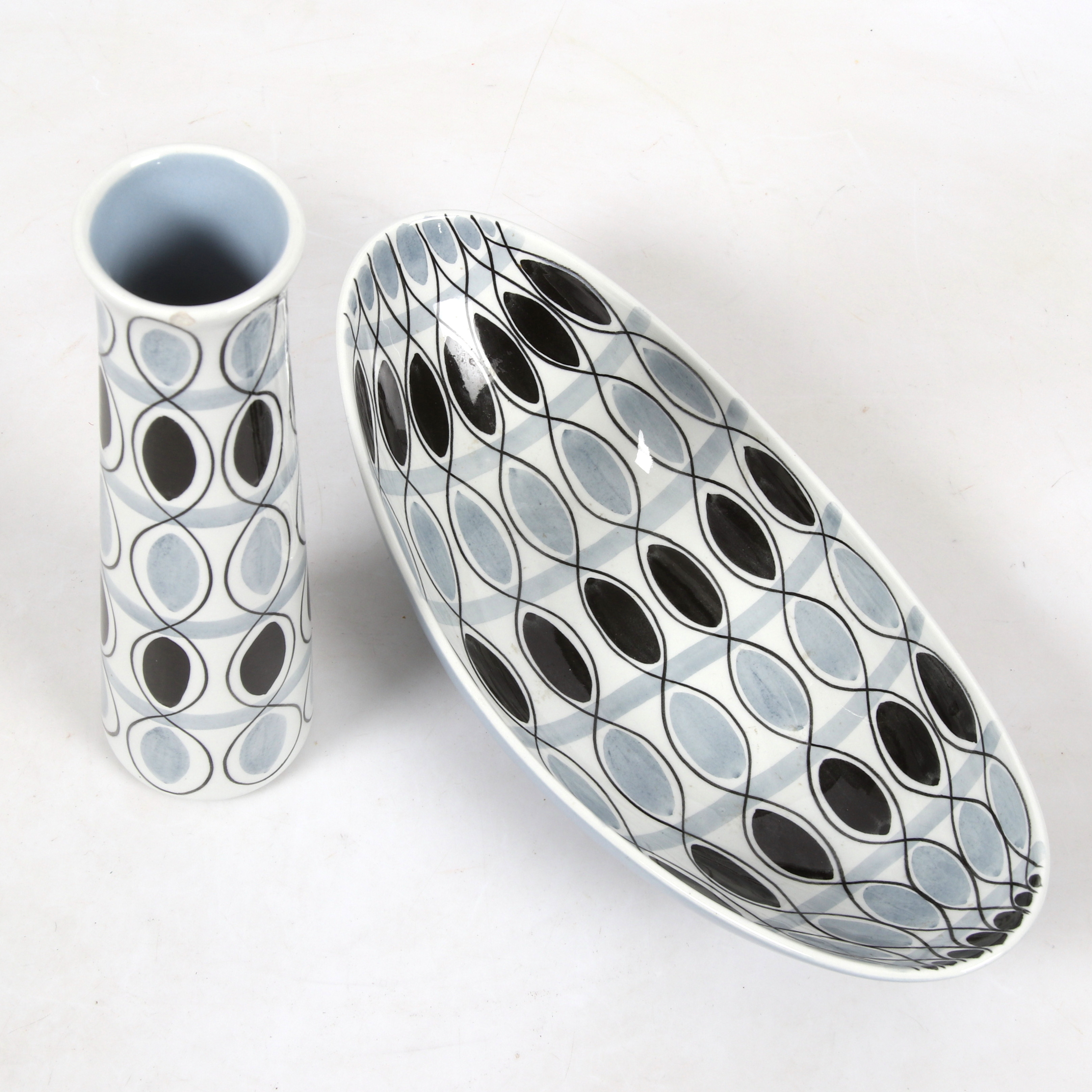 Images for 2802720. BOWL and VASE 2 pieces ceramic, Arabia, hand ...