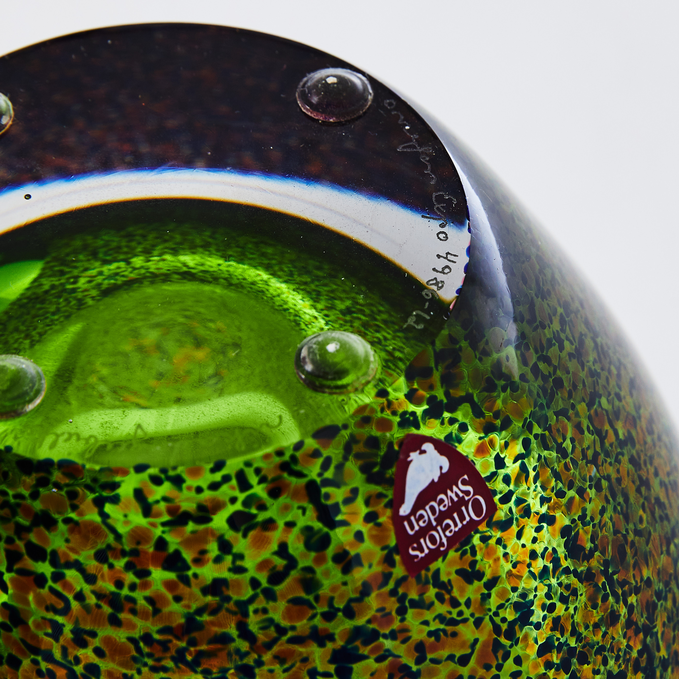 Images for 2806398. ERIKA LAGERBIELKE. vase, 1990s, Orrefors, signed ...