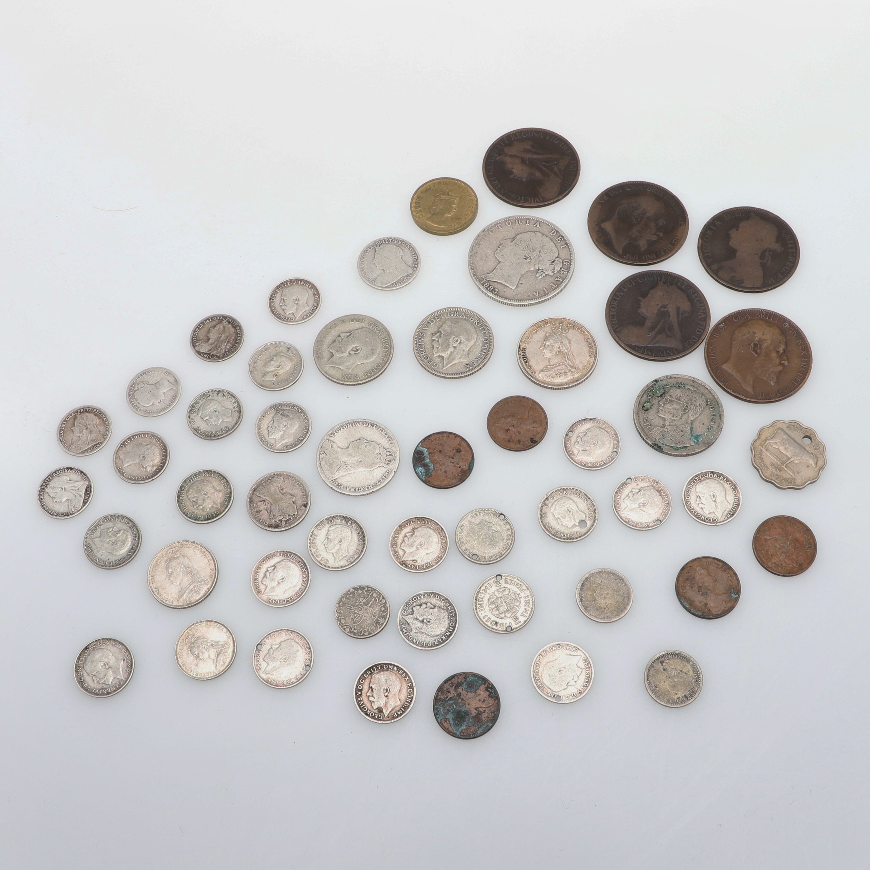 Images for 2810573. A QUANTITY OF ASSORTED COINS. - Auctionet