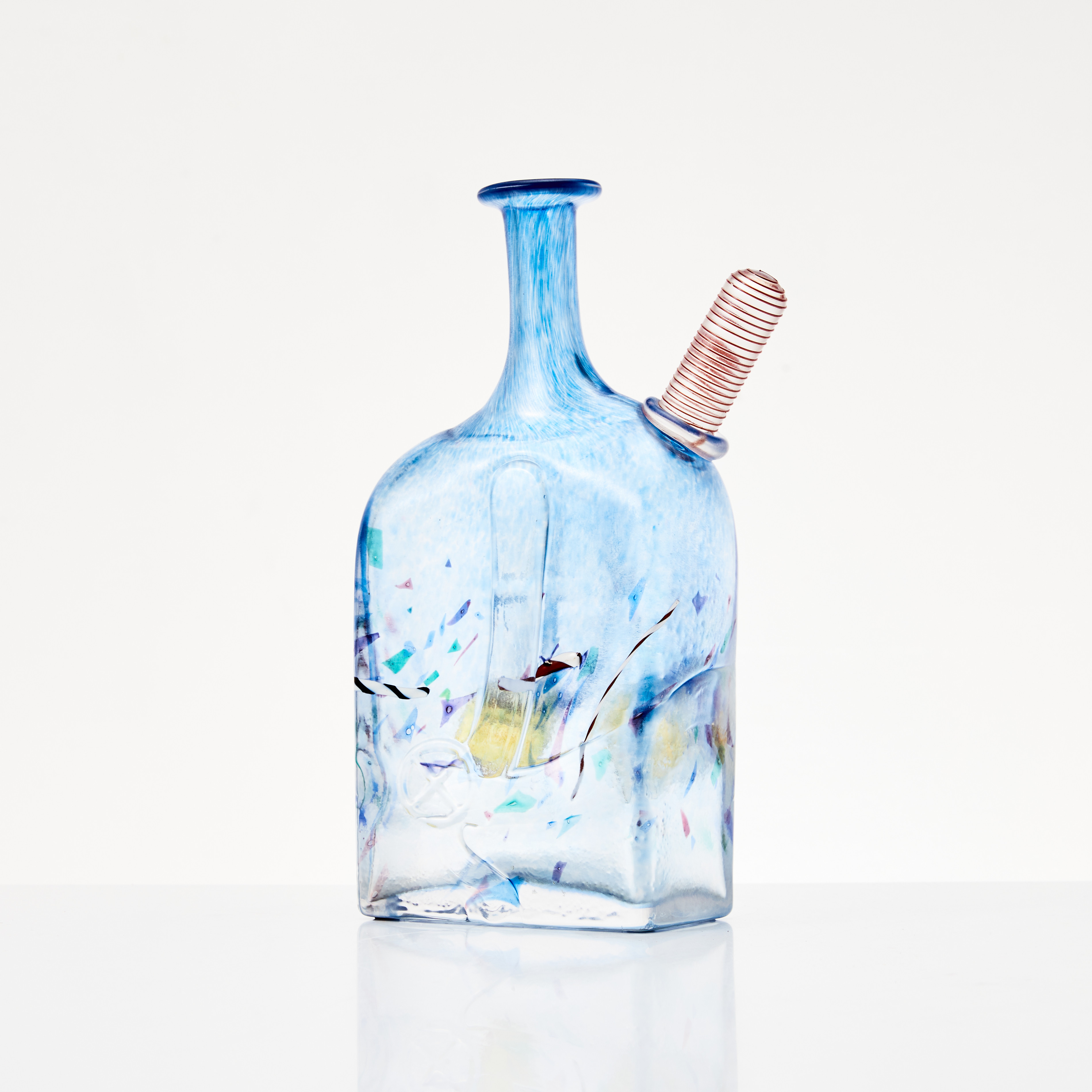 Images for 2812486. BERTIL VALLIEN. CARAFE/VASE, bottom marked Kosta ...
