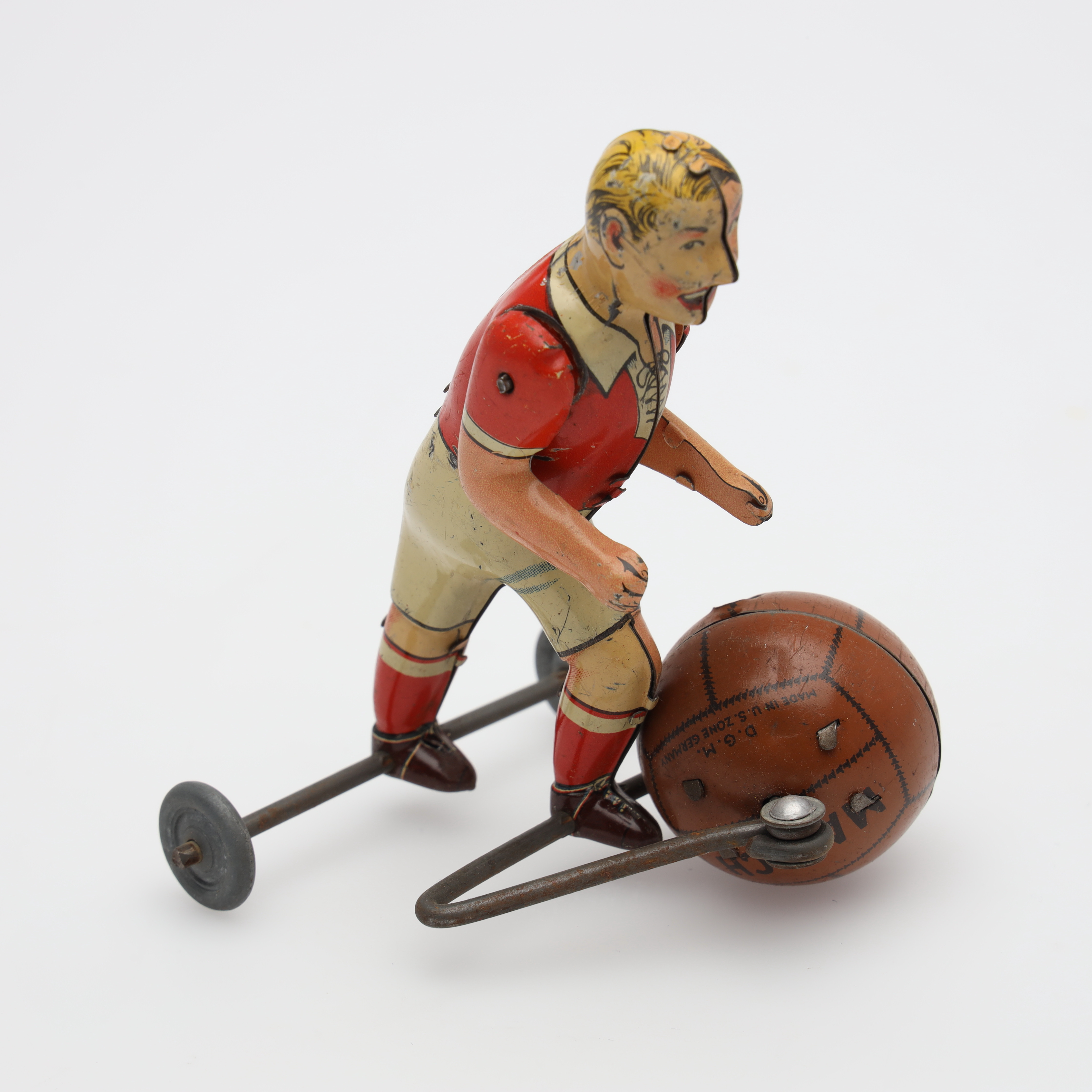Images for 2812906. TOY mechanical, football player, DGM, Germany, mid ...