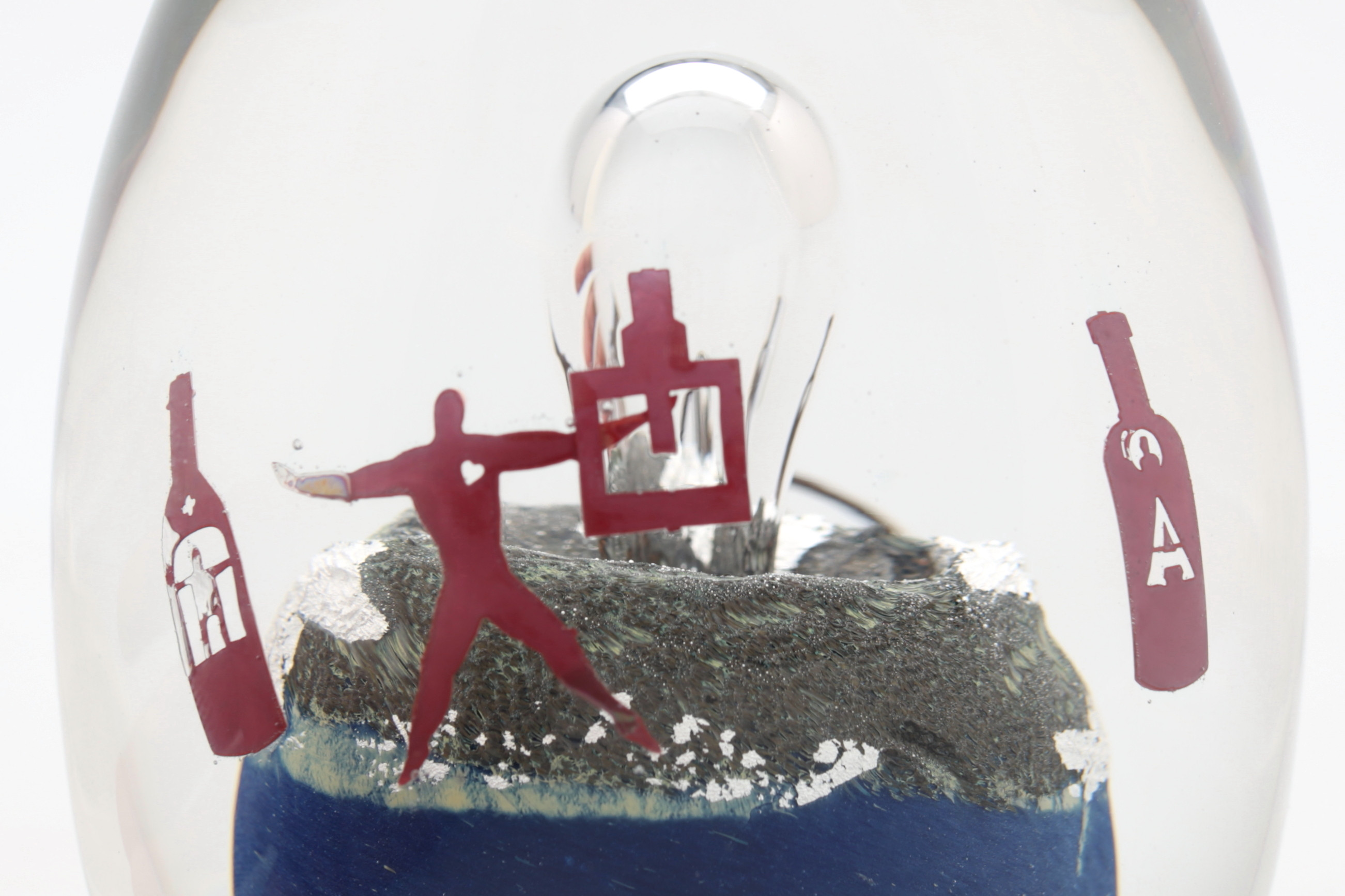 Images for 2813496. BERTIL VALLIEN. Sculpture, art glass, egg, signed ...