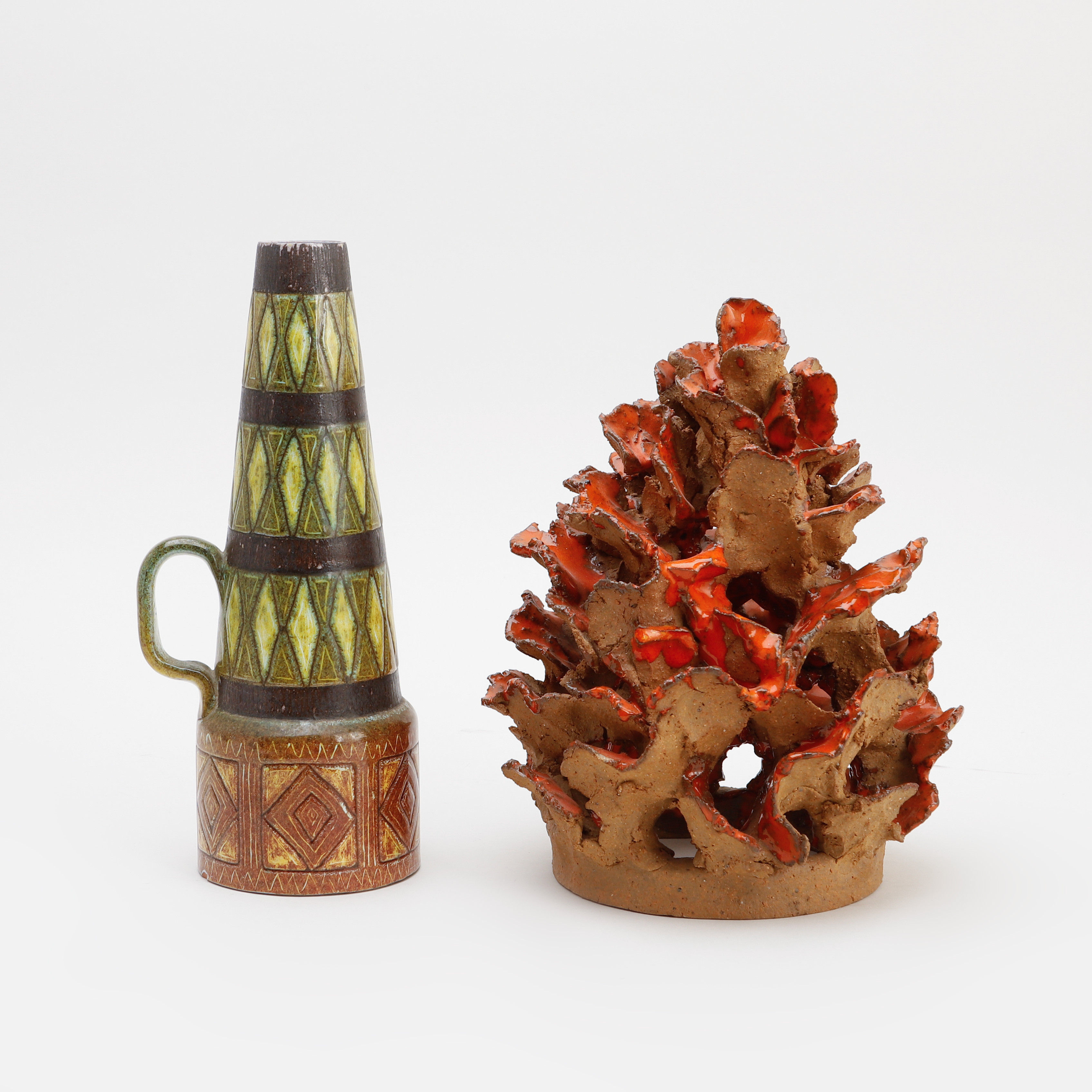 Images for 2815551. SCULPTURE AND VASE, ceramics, Agge Ahlin and ...