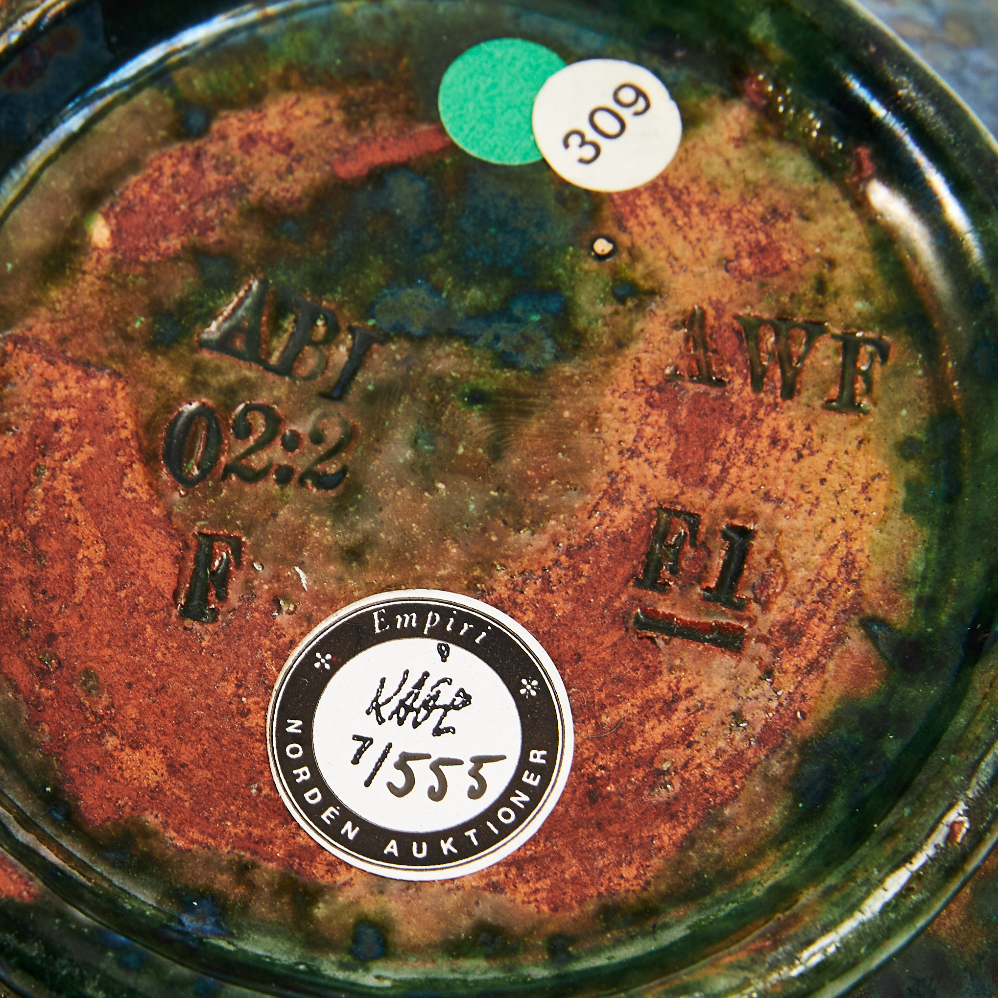 Images for 2816549. ALFRED WILLIAM FINCH. bowl, glazed red clay ...