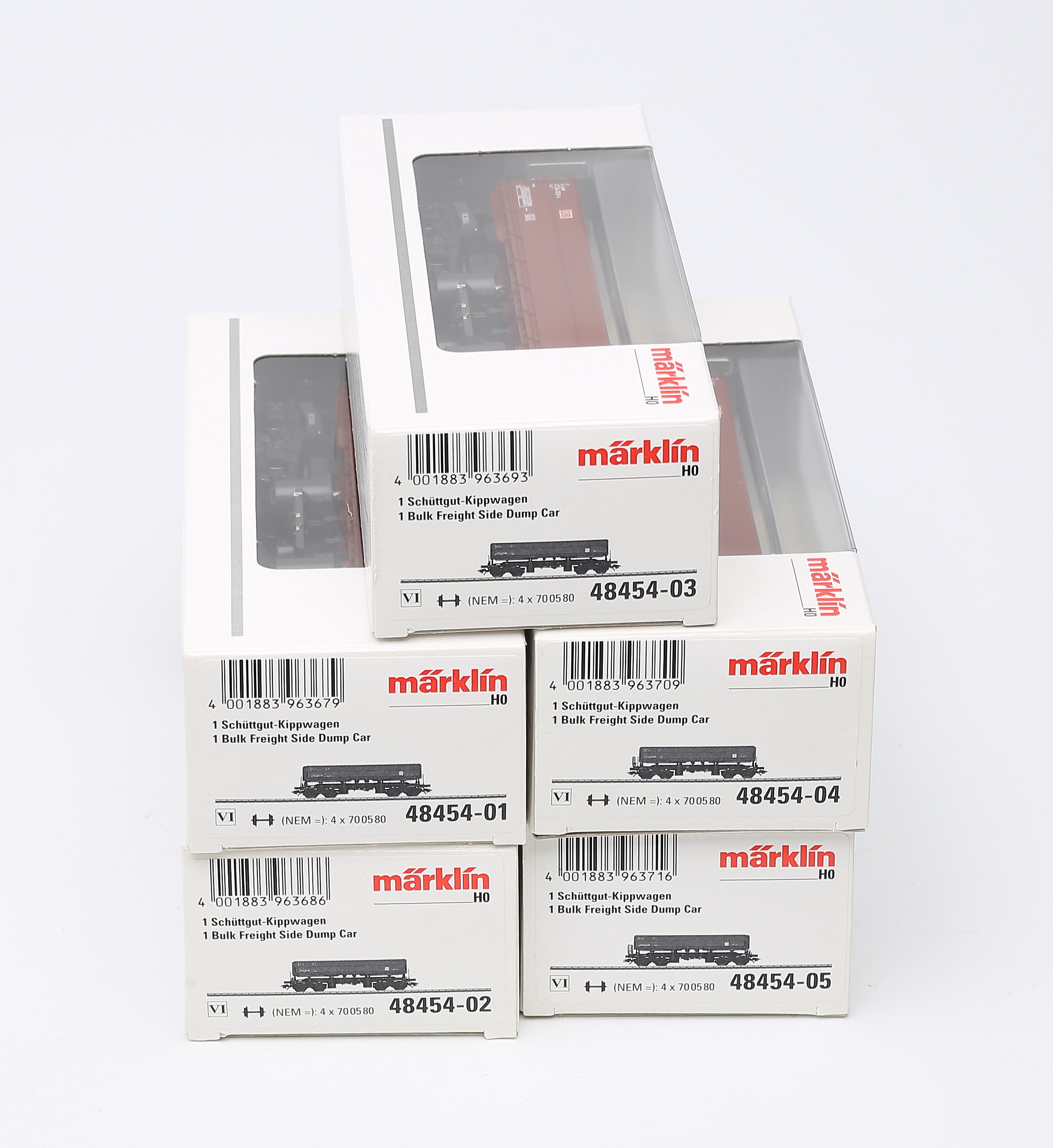 Images for 2818486. MÄRKLIN 48454, 5 goods wagons, original packaging ...