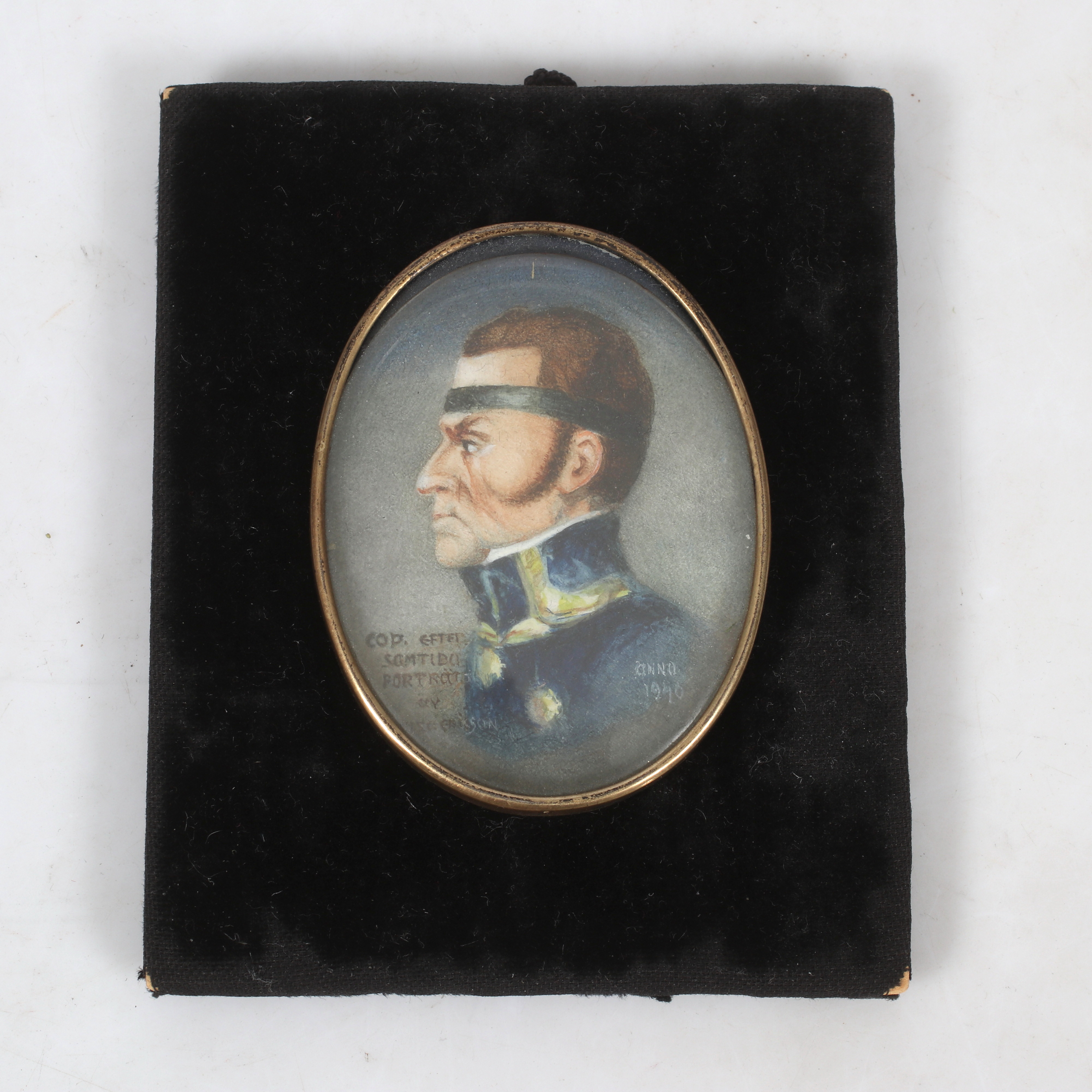 Images for 2818540. PENDANT/BROOCH, gilt silver, with miniature ...