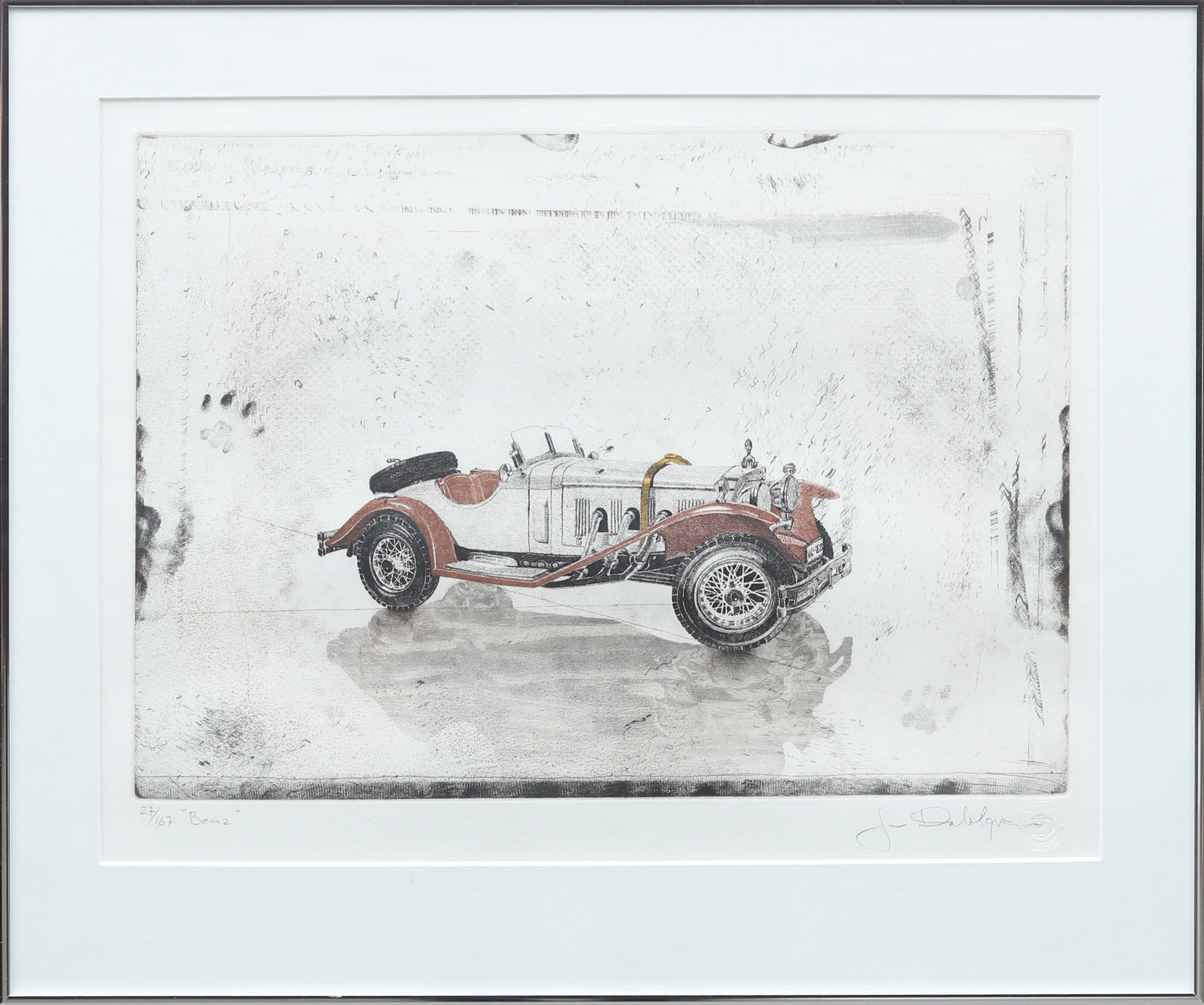 Images for 2819680. JAN DAHLGREN (1954-). Benz, etching, signed and ...